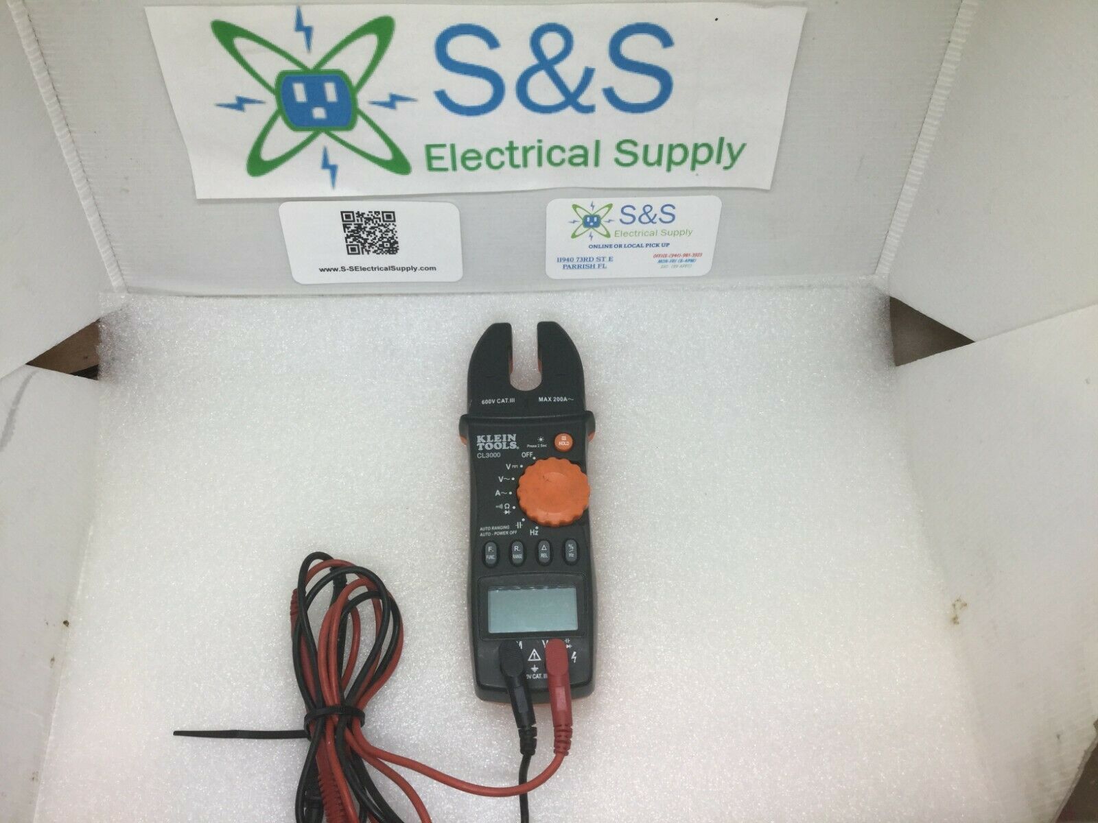 Klein Tools Digital Cl200 Electrical Clamp Meter 600v Max Cat Lll