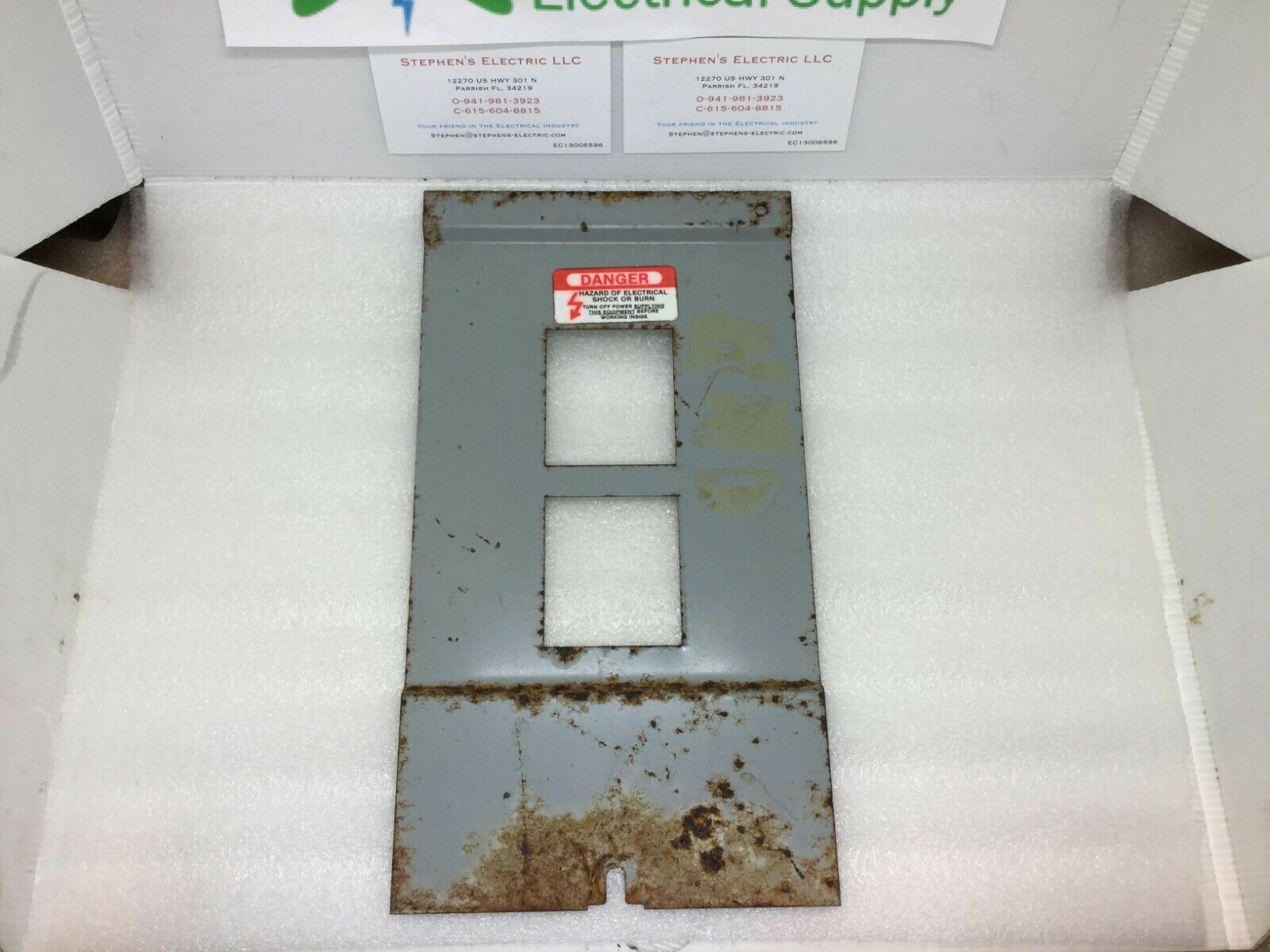 I-T-E Eq Load Center Dead Front Cover Only 4-8 Spaces