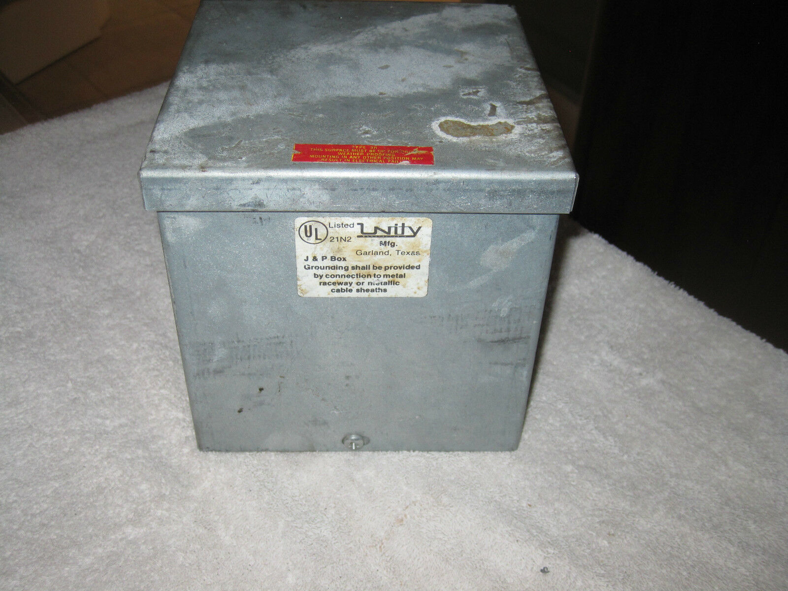 Unity 21N2 Type 3r Enclosure Junction & Pull Box