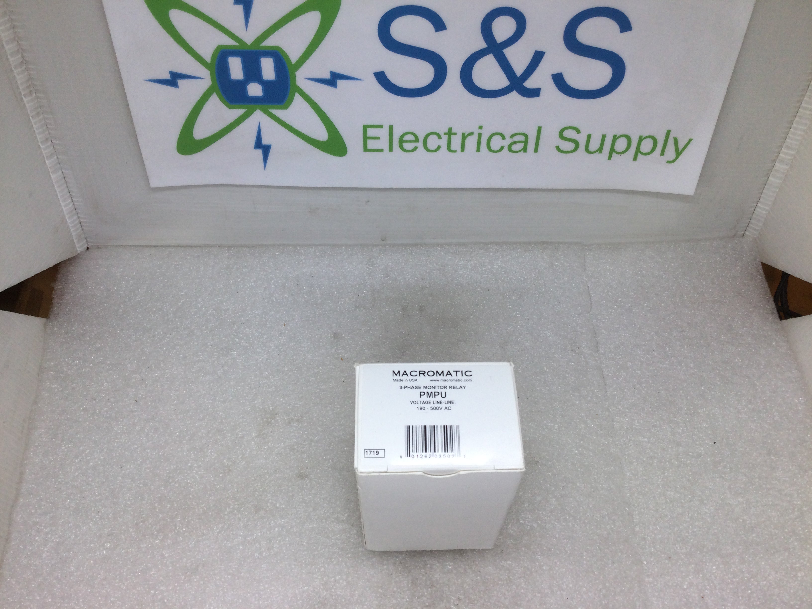 Macromatic PMPU 3 Phase 8 Pin Monitor Relay Voltage Line-Line: 190-500