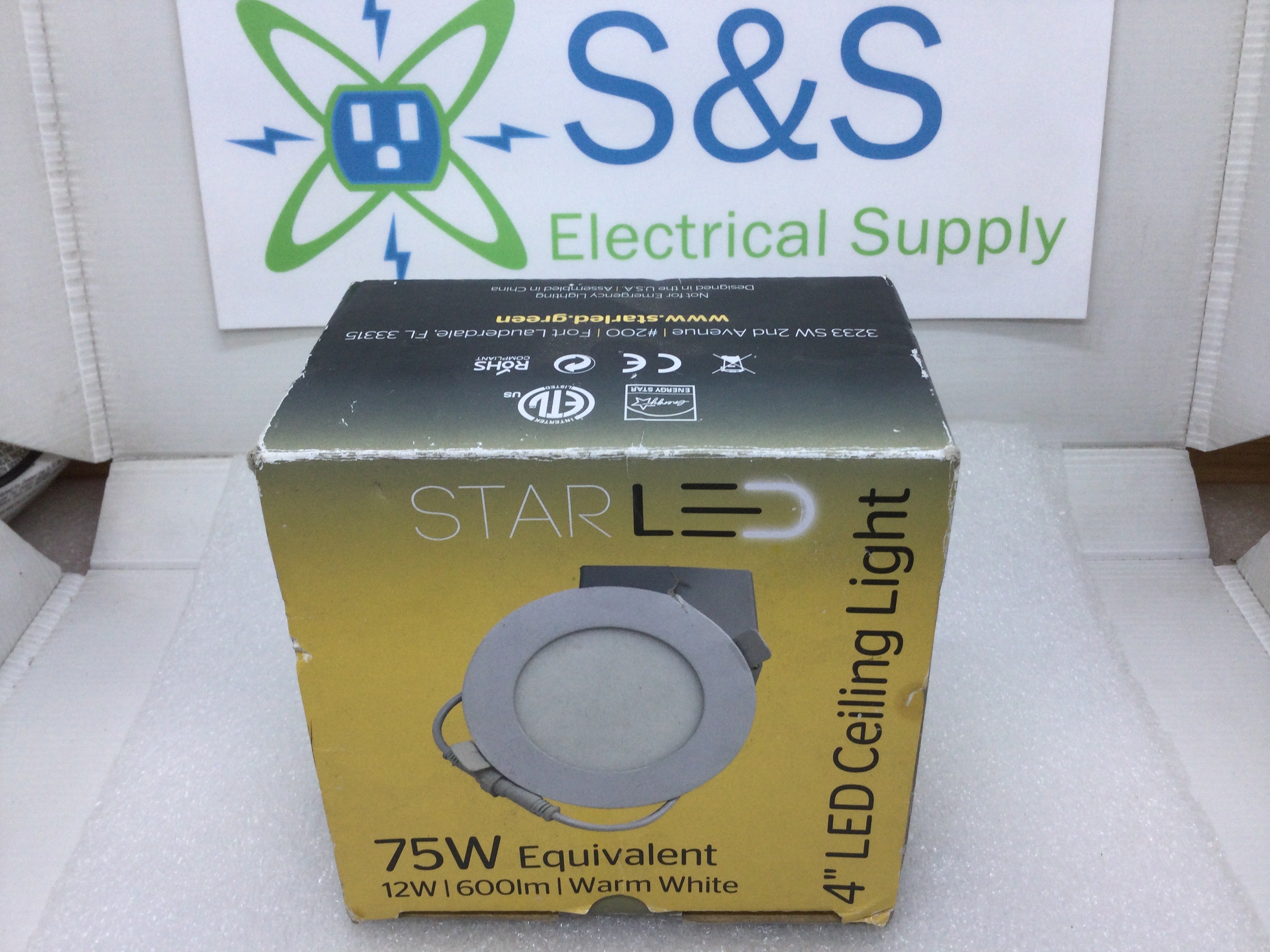 StarLED LED Recessed Flat Panel Lighting 12W/120V Dimmable