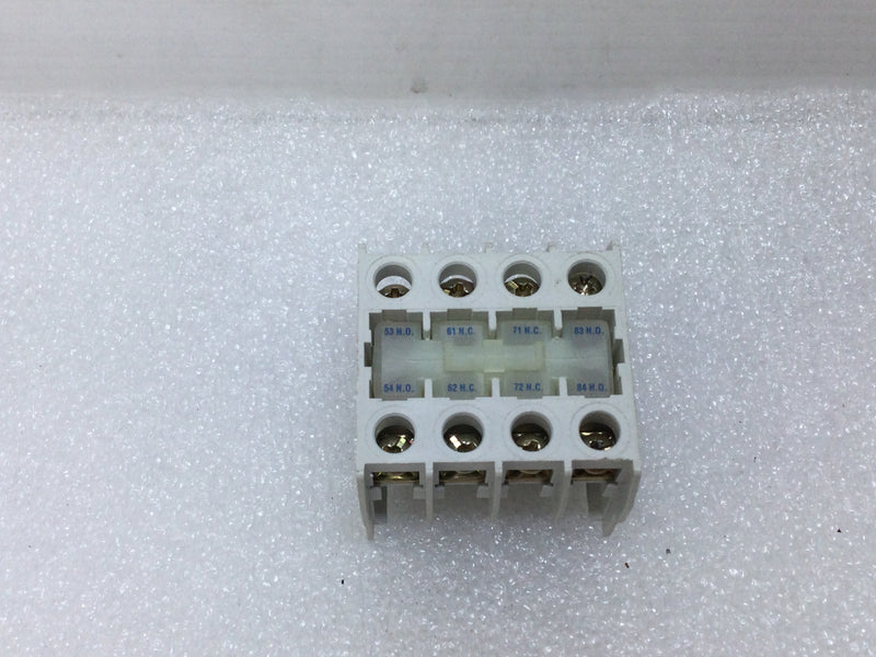 Cutler Hammer C320KGT15-A2 2NO-2NC Top Mount Auxiliary