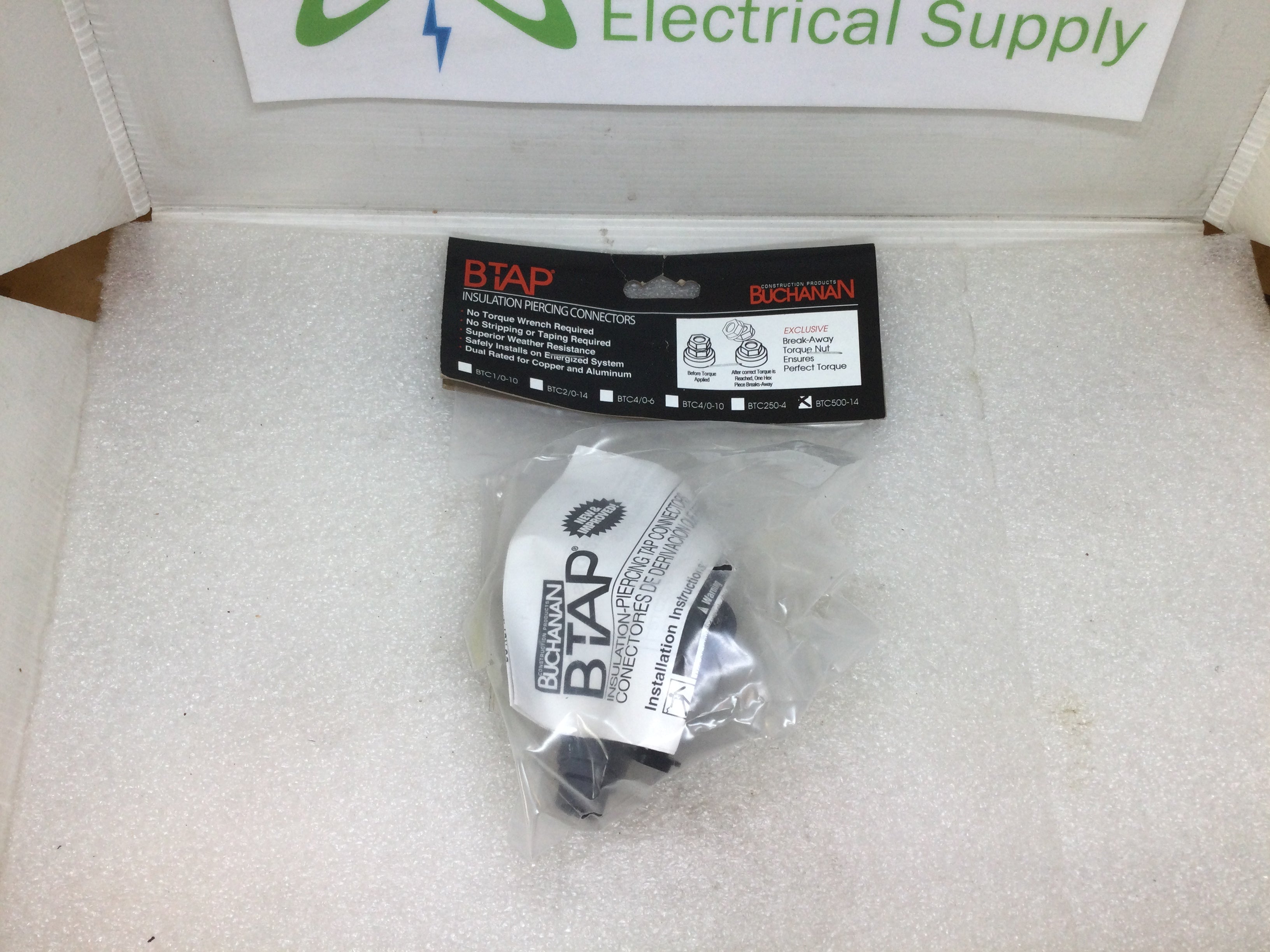 Buchanan BTAP BTC500-14 Insulation Piercing Tap Connector AL9CU-600V