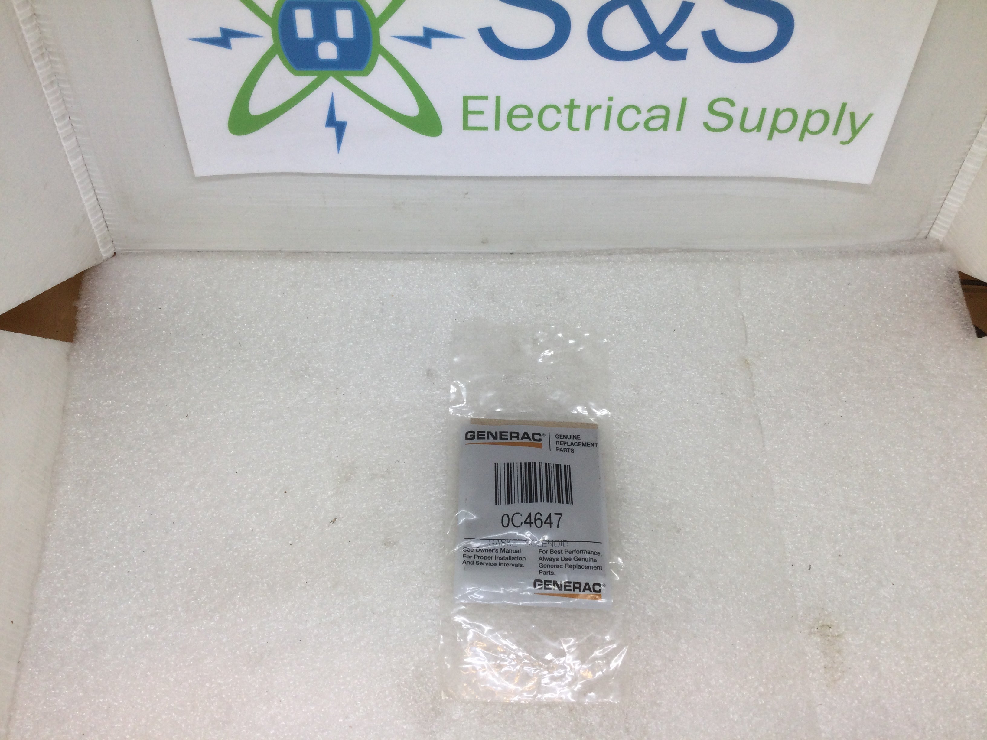 Generac 0C4647 Genuine Generac Replacement For Solenoid Gasket
