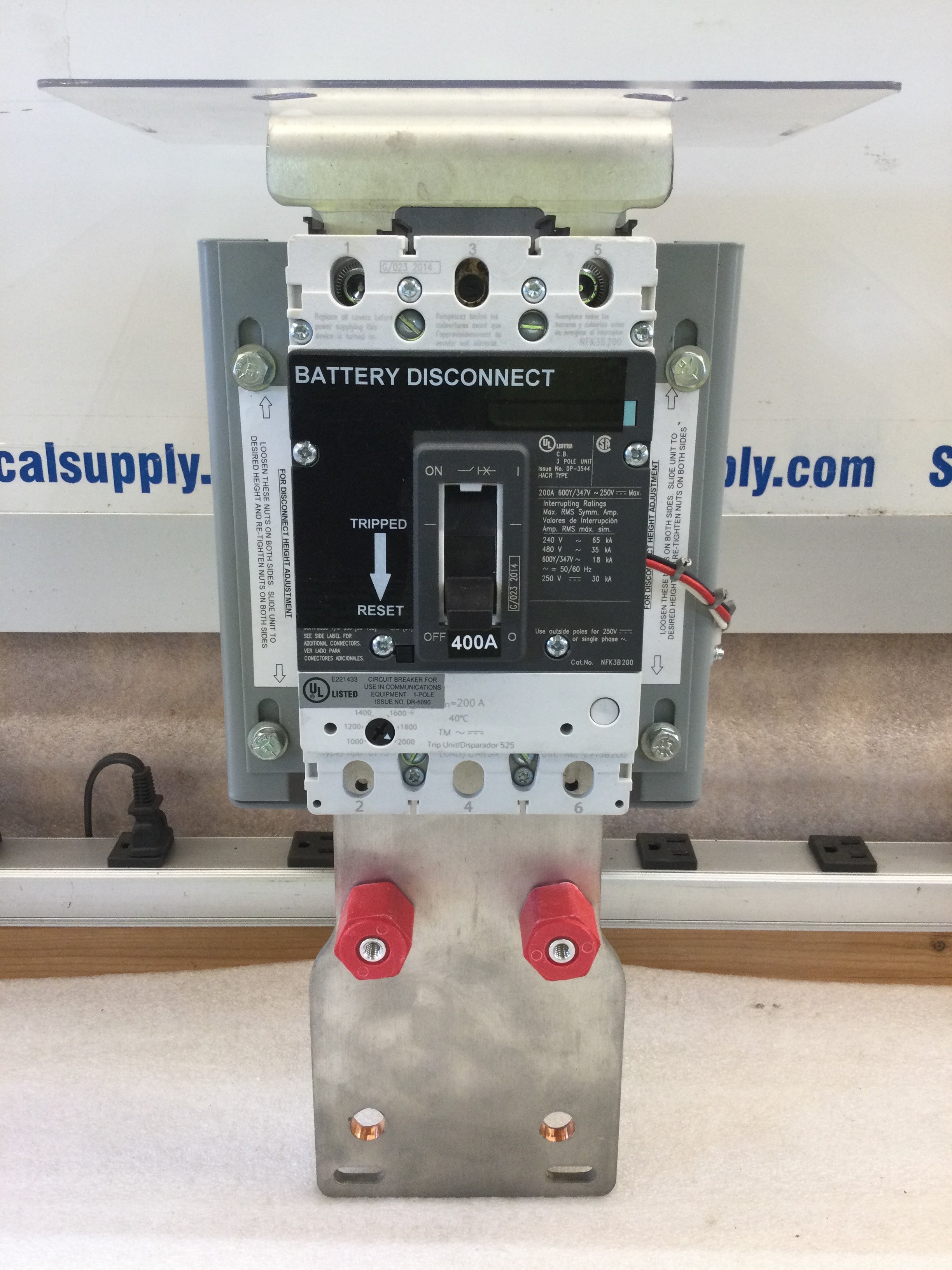 EEE/Electric Equipment & Engineering EVFB200 400A DC Disconnect for Ba