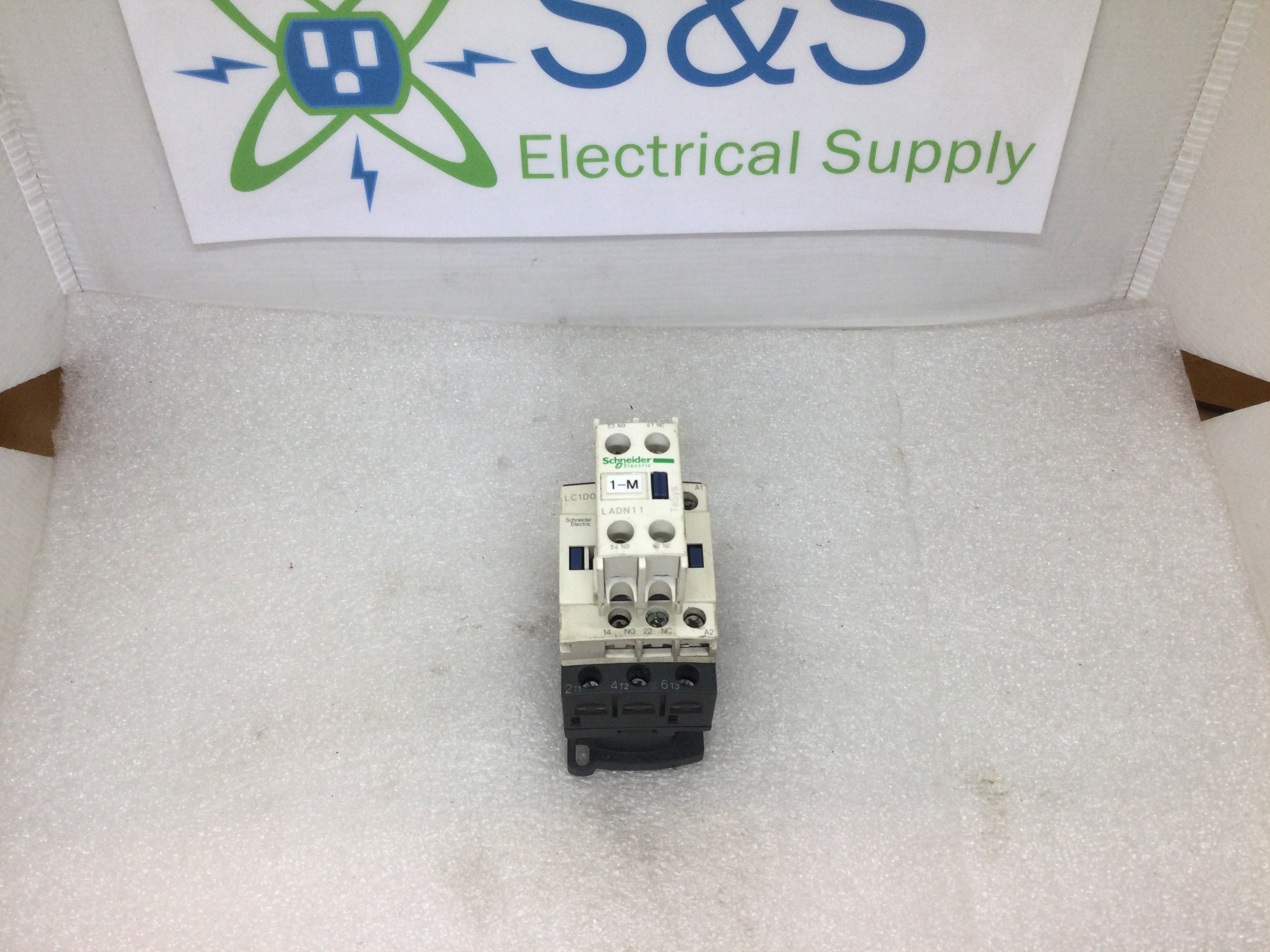 Square D/Telemecanique LC1D09 Single Phase 600VAC 7.5Hp Max Contactor