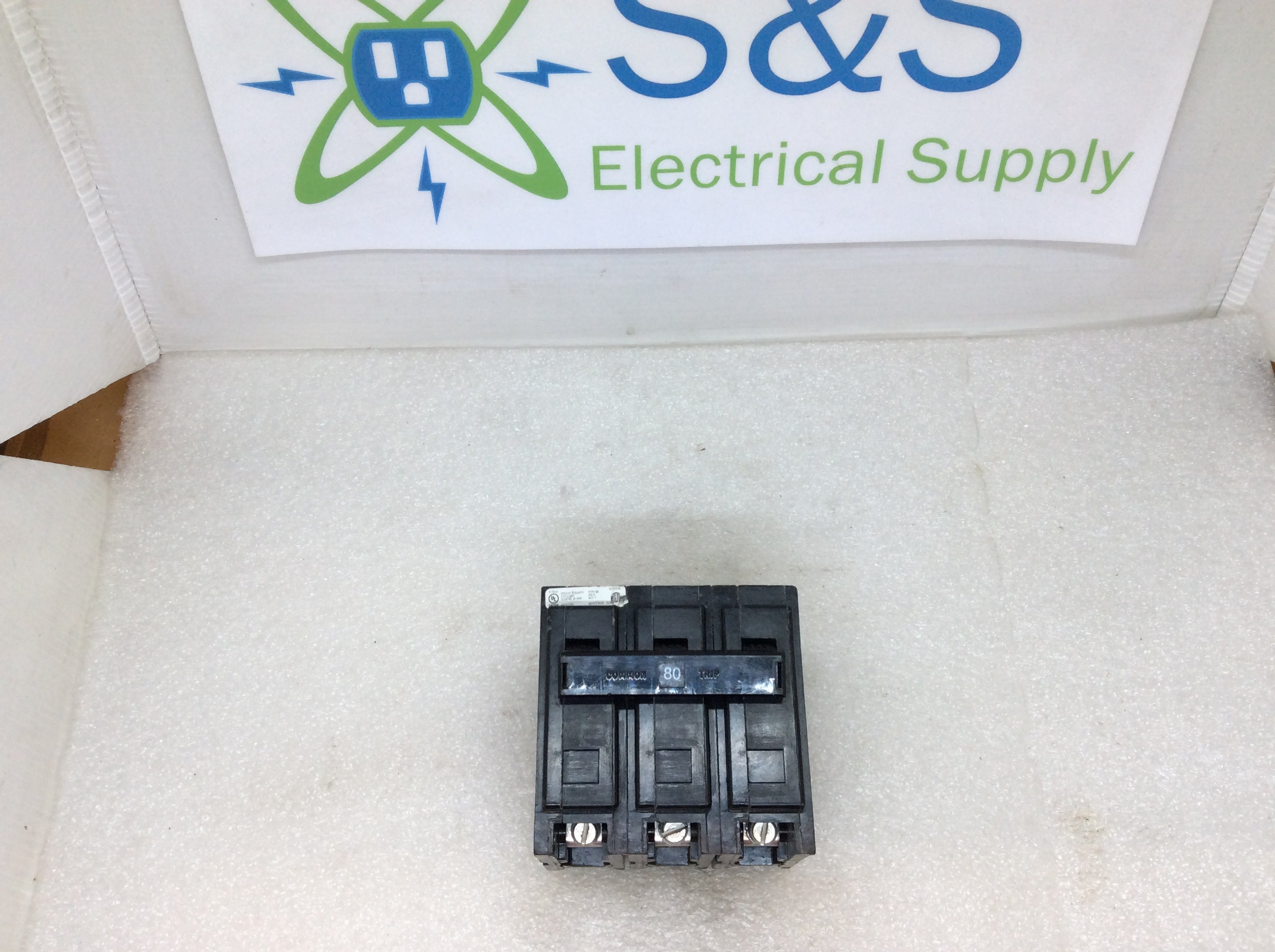 Eaton/Cutler-Hammer BAB3080H 3 Pole 80A 10k @ 240VAC Type BAB Circuit