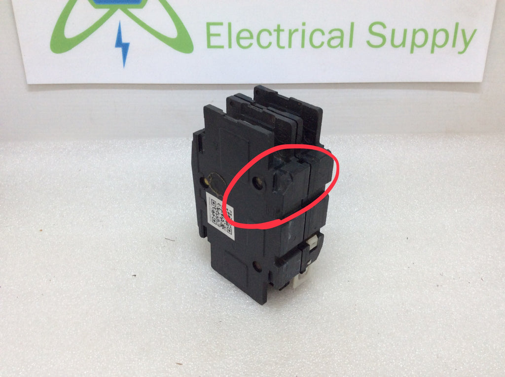 Square D QOU250 2 Pole 50 Amp 240v Circuit Breaker Din Rail