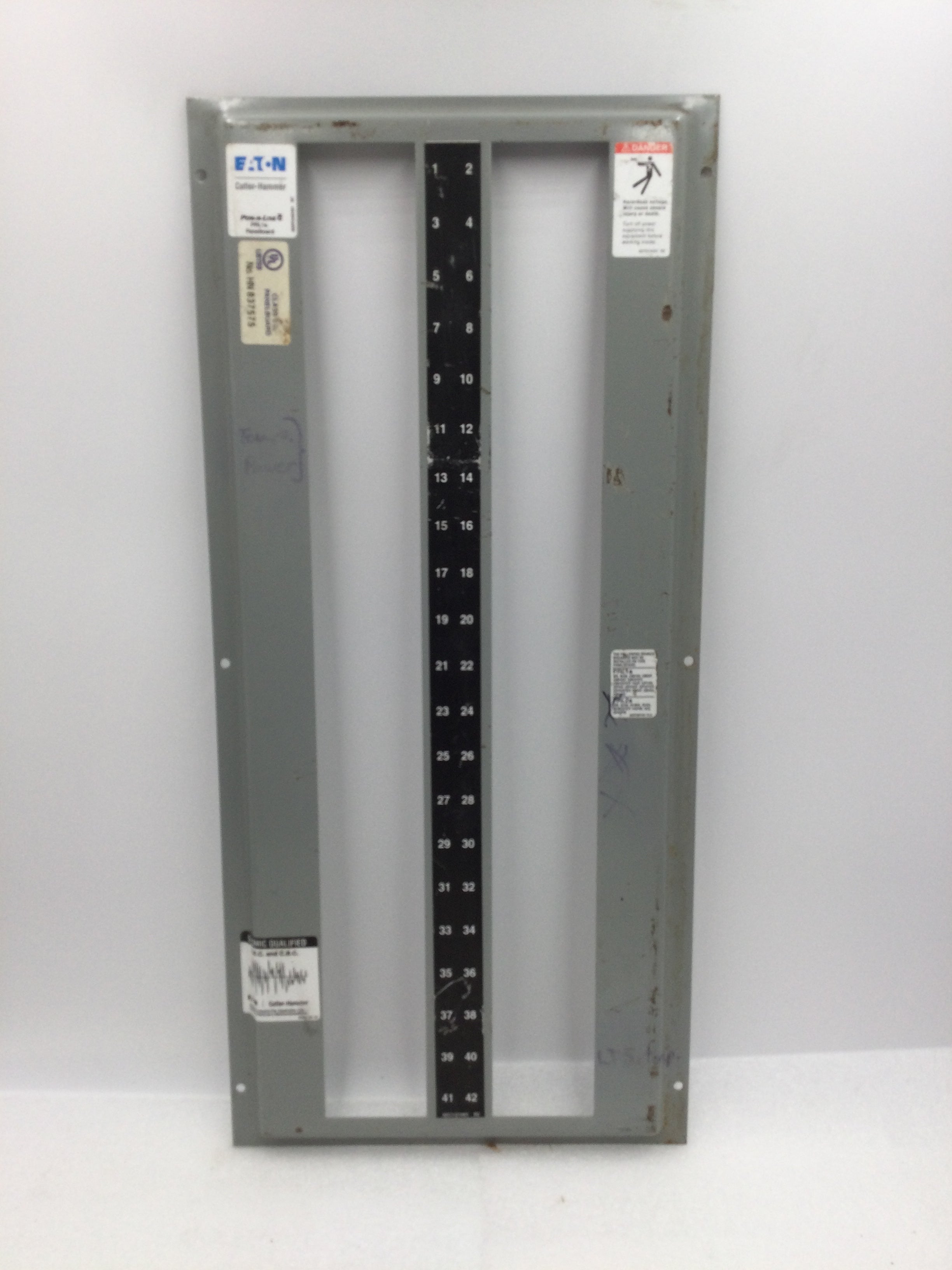 Cutler Hammer Pow-R-Line C PRL1a Panel Board Cover/ Dead Front Only Ne