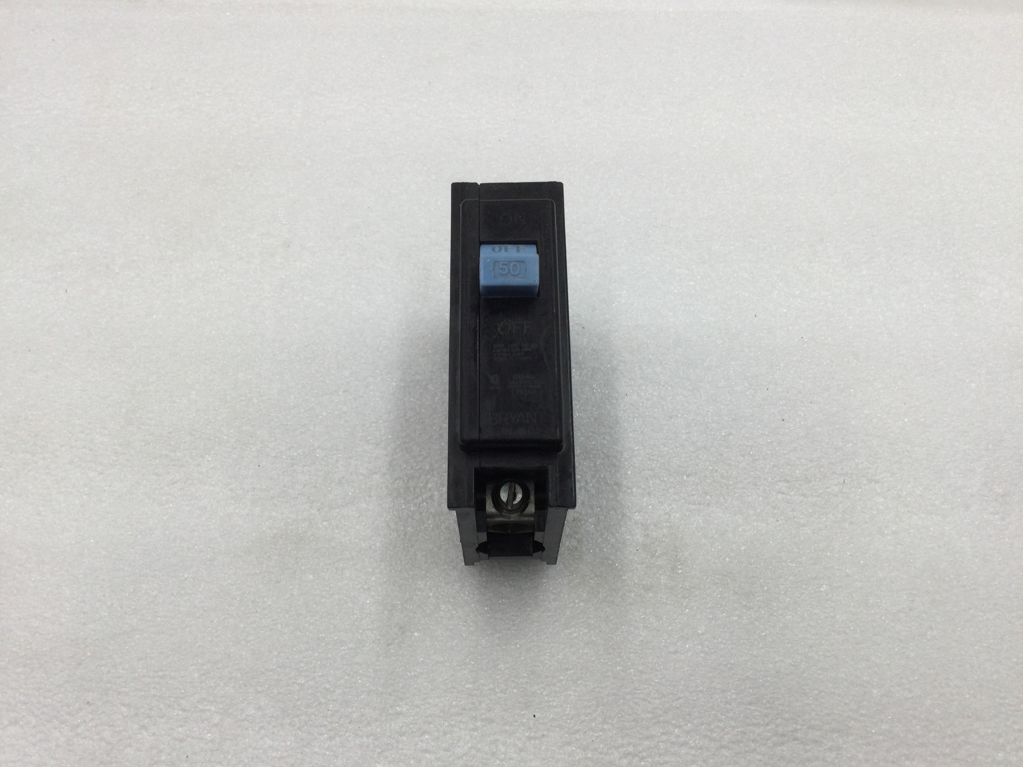 Bryant BR150 50 Amp 1 Pole 120v Plug in Circuit Breaker