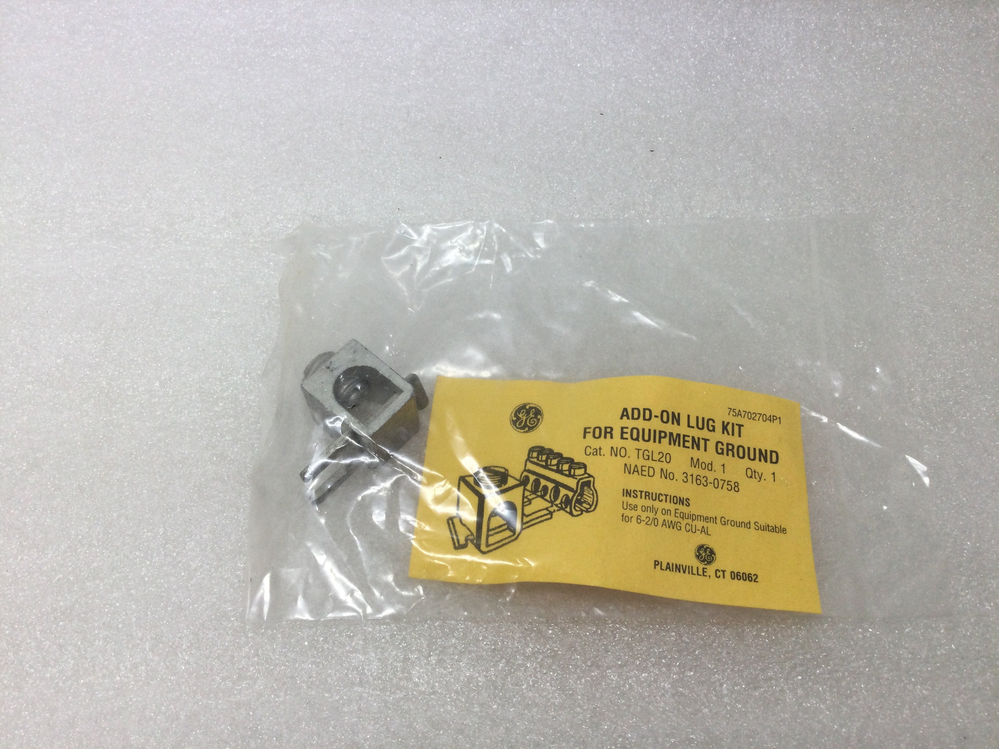 General Electric TGL20 Add-On Lug Kit Mod. 1 3163-0758 75A702704P1