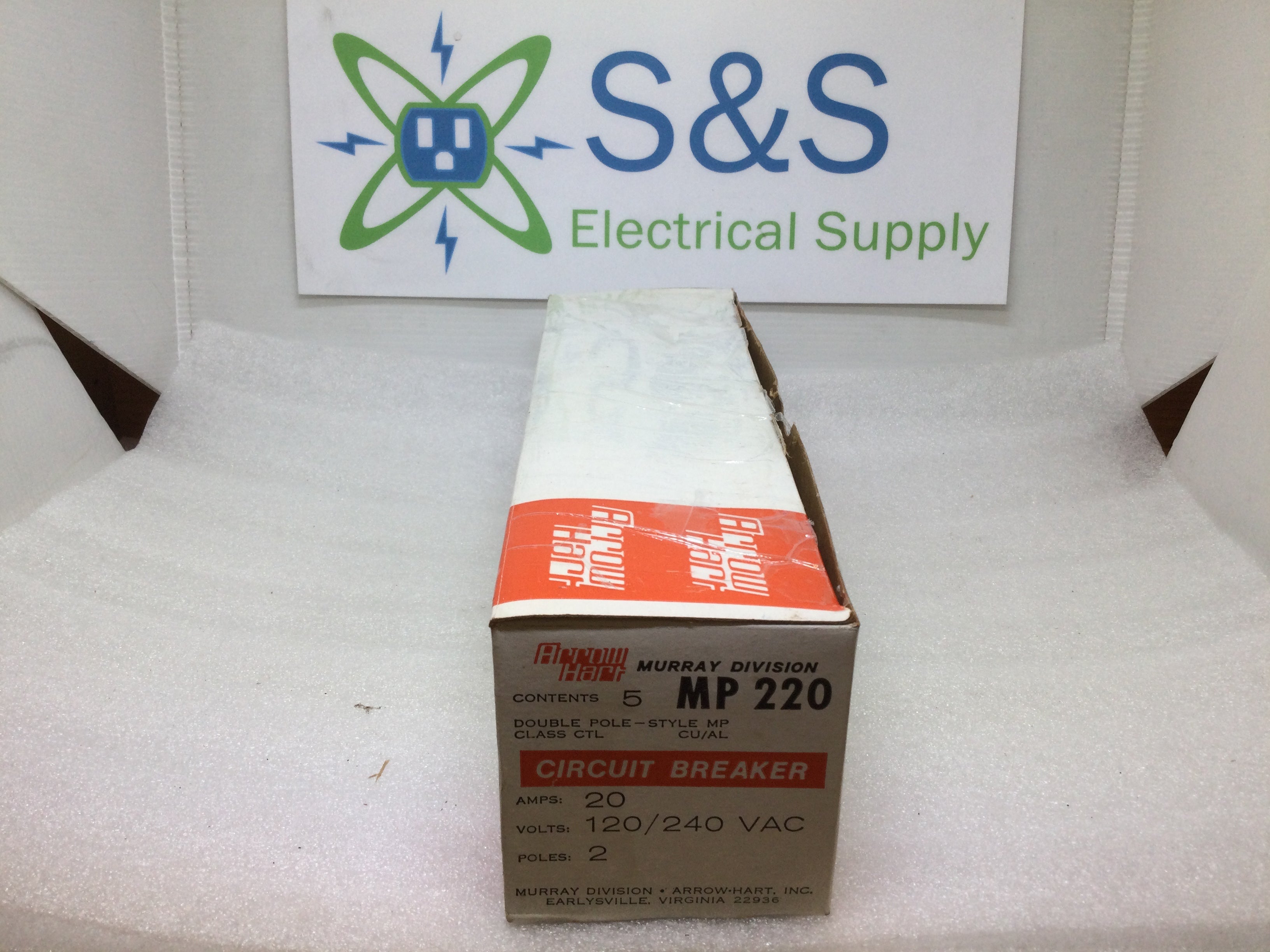 Murray/Crouse Hinds MP220 20 Amp 2 Pole 120/240V Circuit Breaker