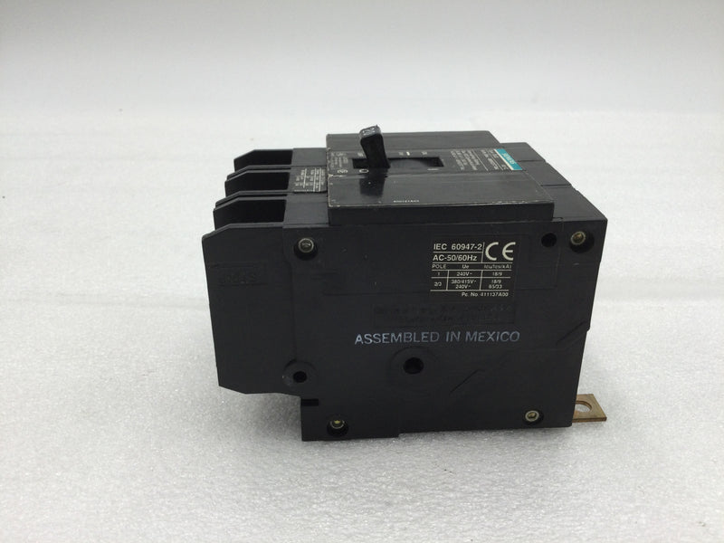 Siemens BQD320 3 Pole 20 Amp 480 Volt Bolt-On Type BQD Circuit Breaker
