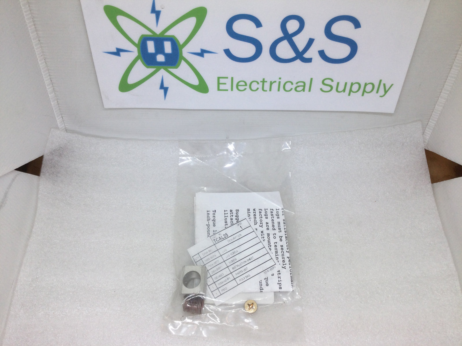 GE General Electric TCAL25 Lug Kit Circuit Breaker 100-225 amp