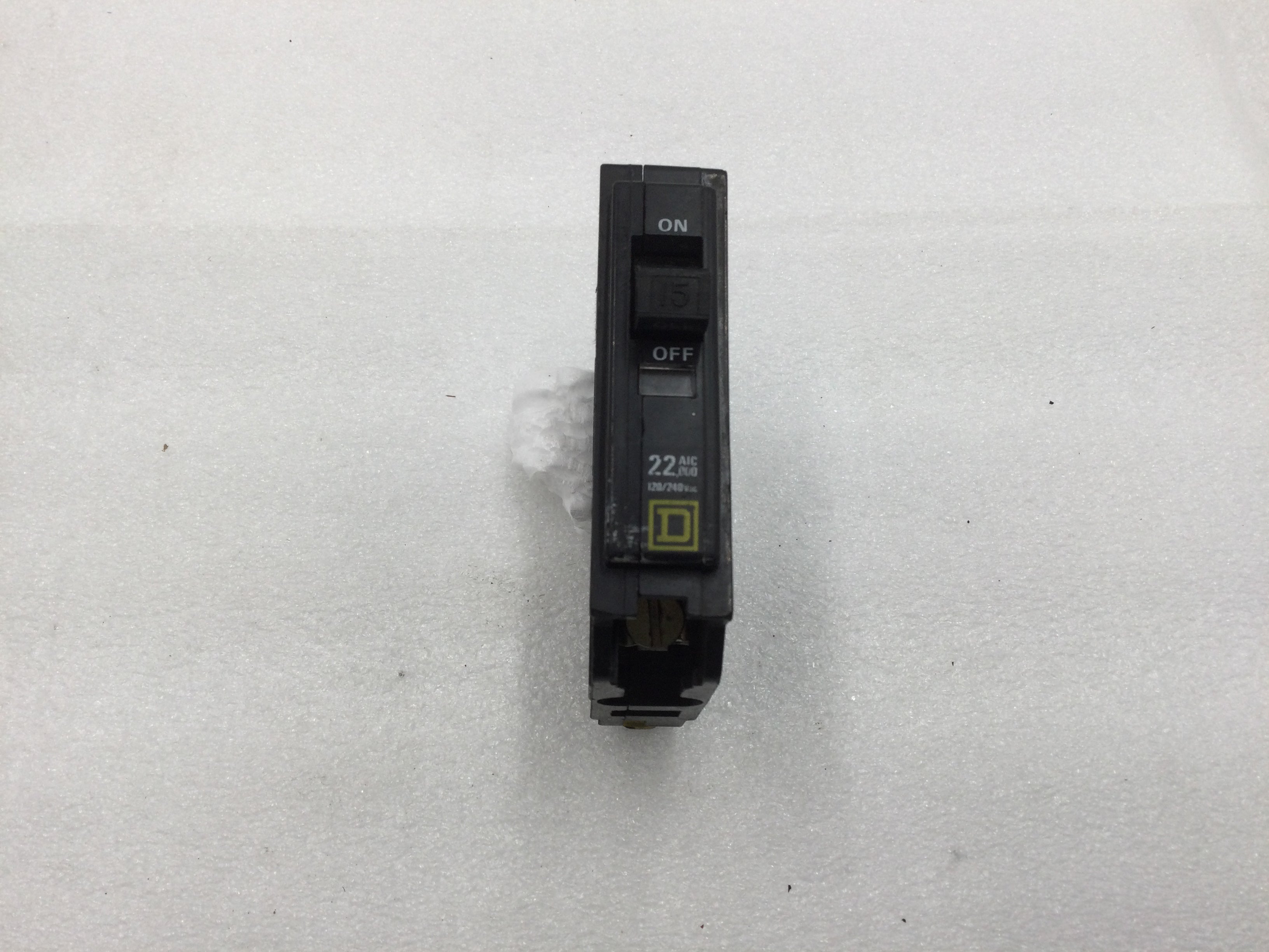 Square D QOB115VH 15 Amp Single Pole 120/240v 22KA Circuit Breaker