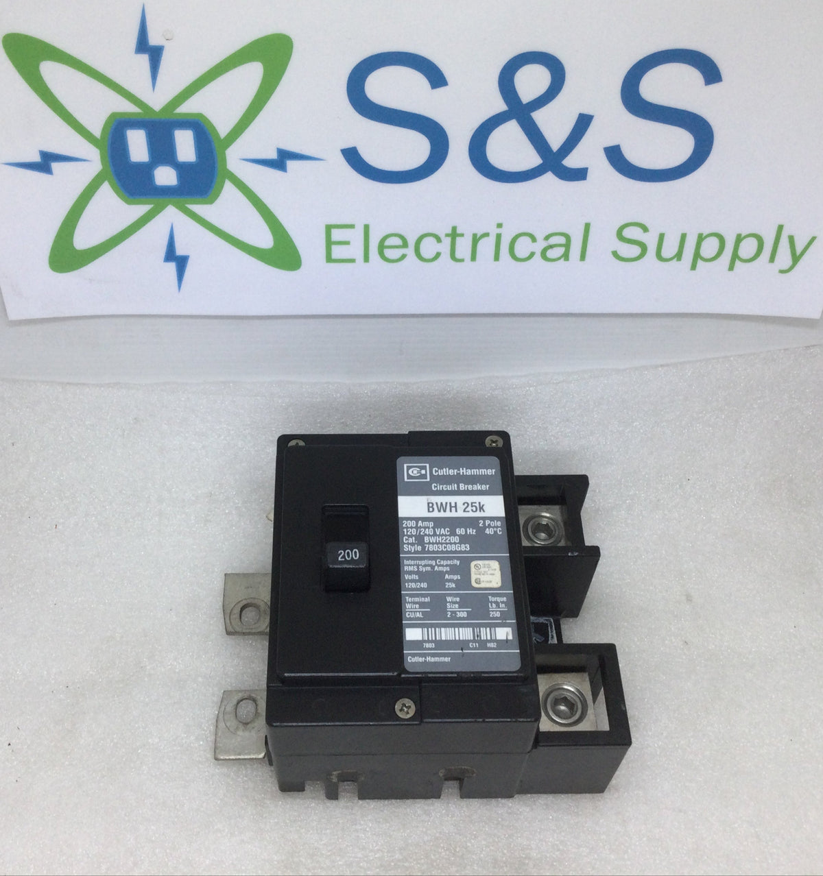 Type BR Load Center Breaker CUTLER HAMMER BW2200 - ESD LLC 120/240V ...