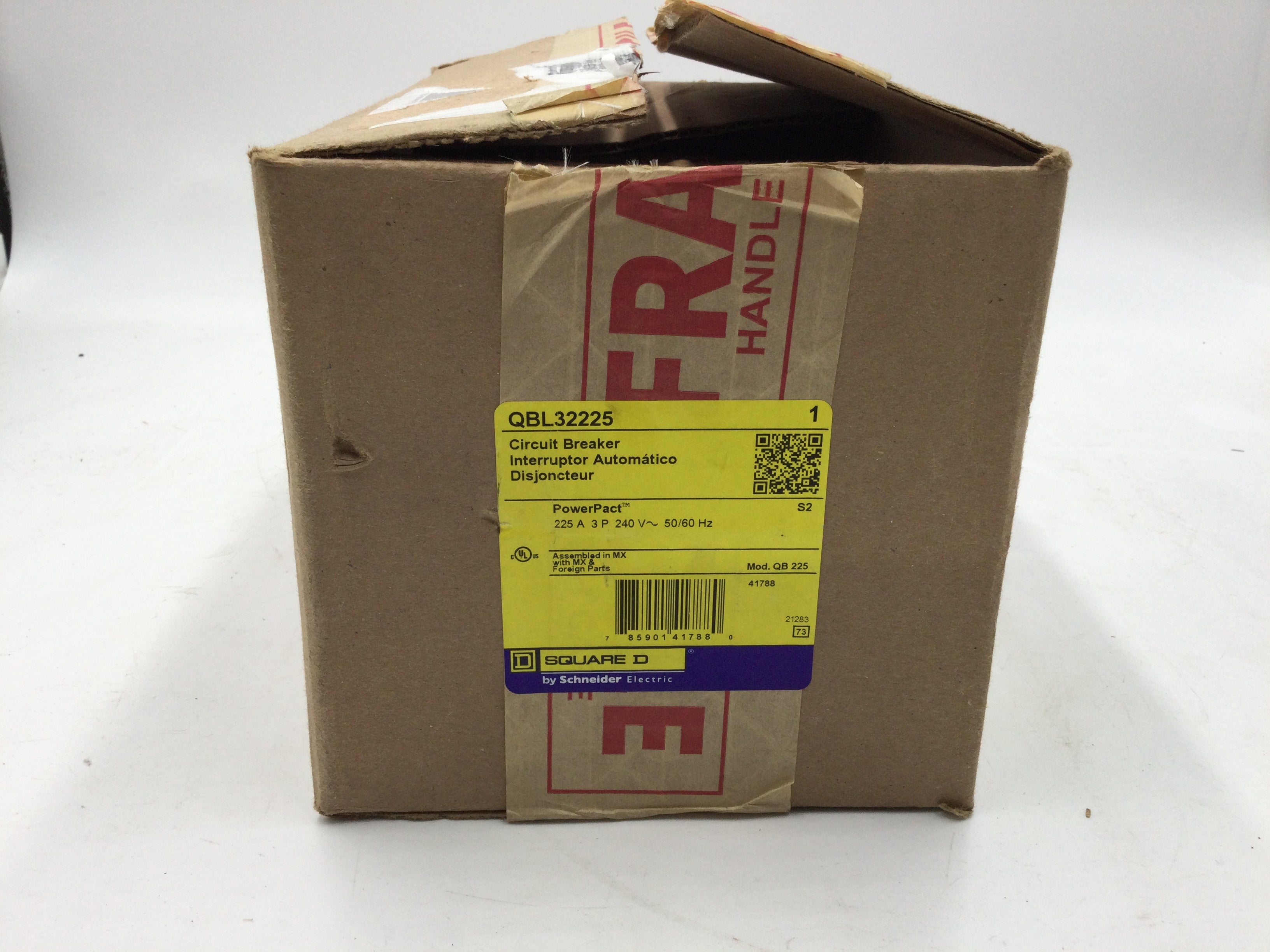 Square D QBL32225 225 Amp 3 Pole 240v 50/60hz Circuit Breaker