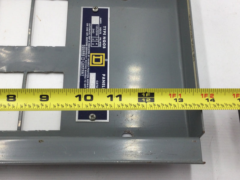Square D NQOB-07291-3F Type NQOB 100 Amp 120/208V 3 Phase 4 Wire Dead