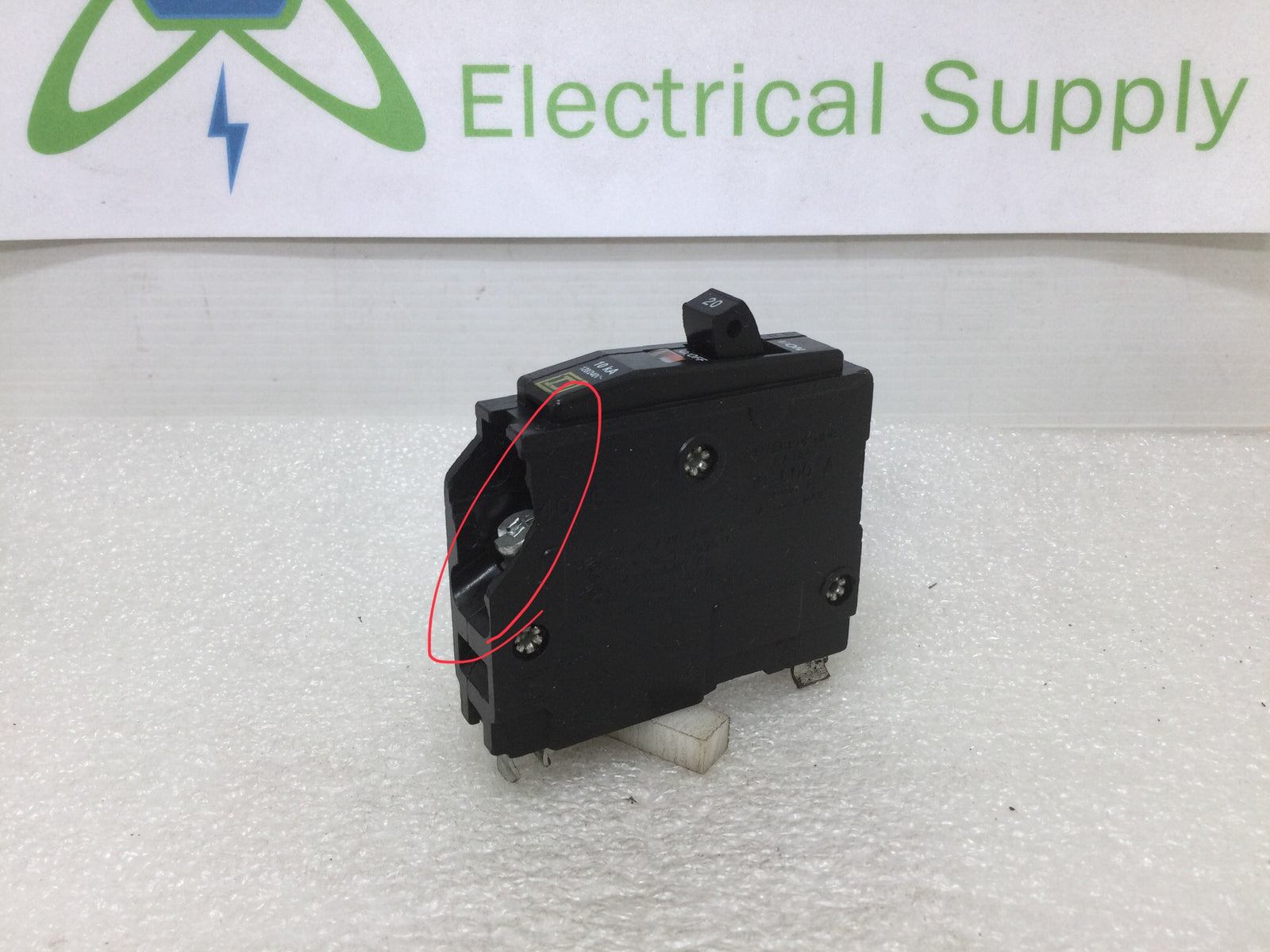 Square D QO120 Single Pole 20A 120/240VAC Type QO Circuit Breaker
