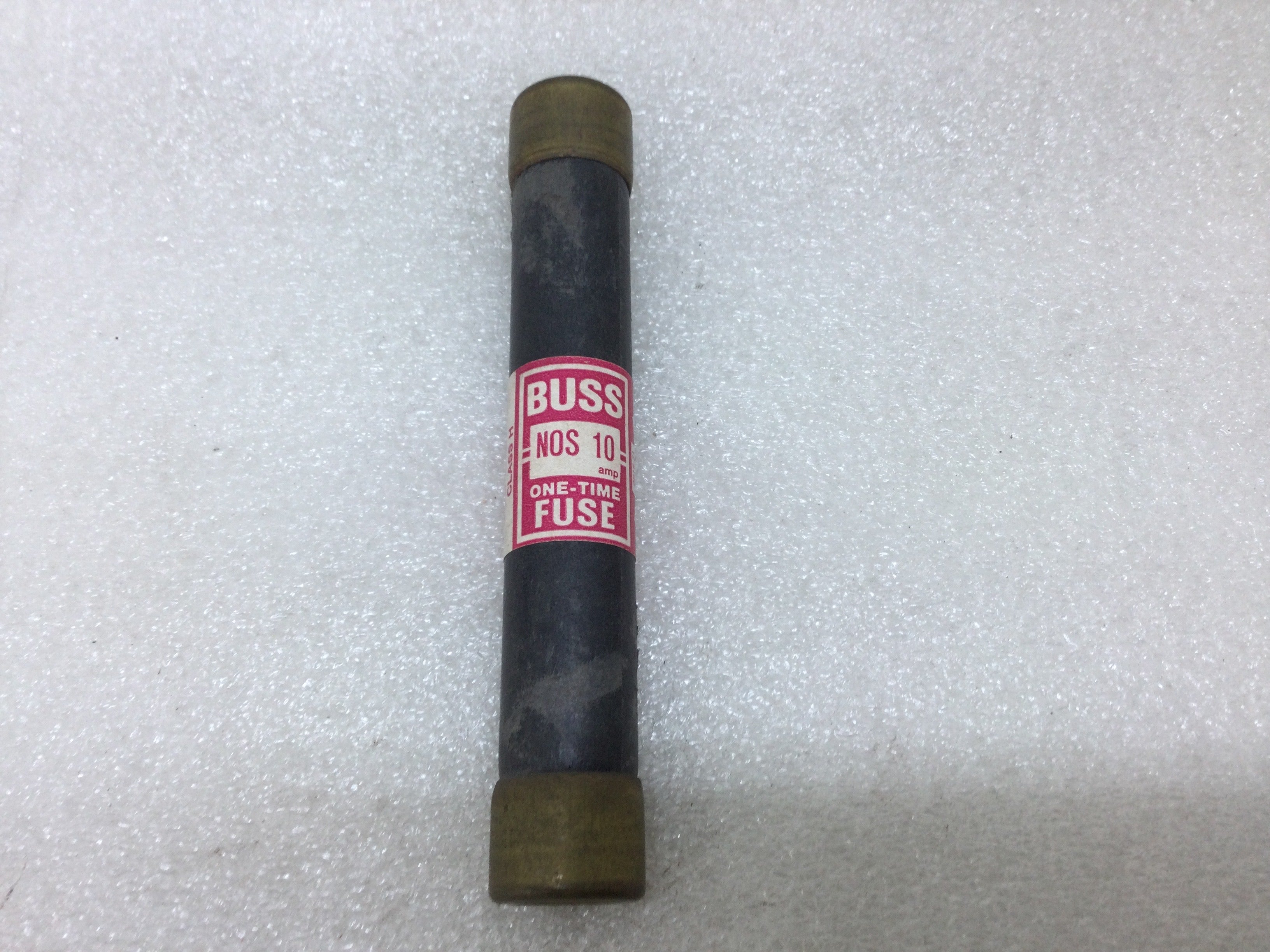 Buss NOS-10 10 Amp 600V One-Time Class H Fuse
