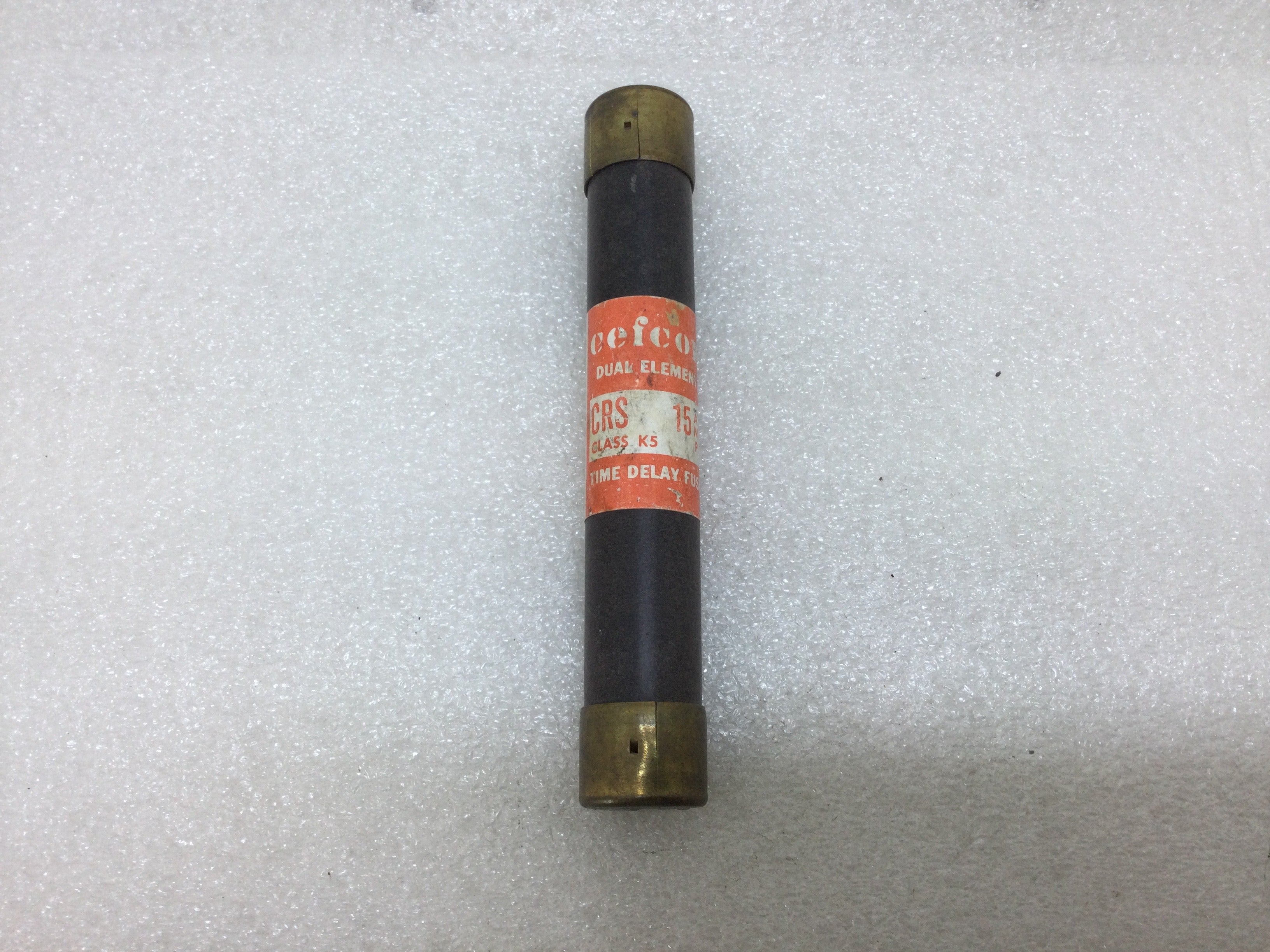 Cefcon CRS-15 15 Amp 600V Dual Element Time Delay Class K5 Fuse