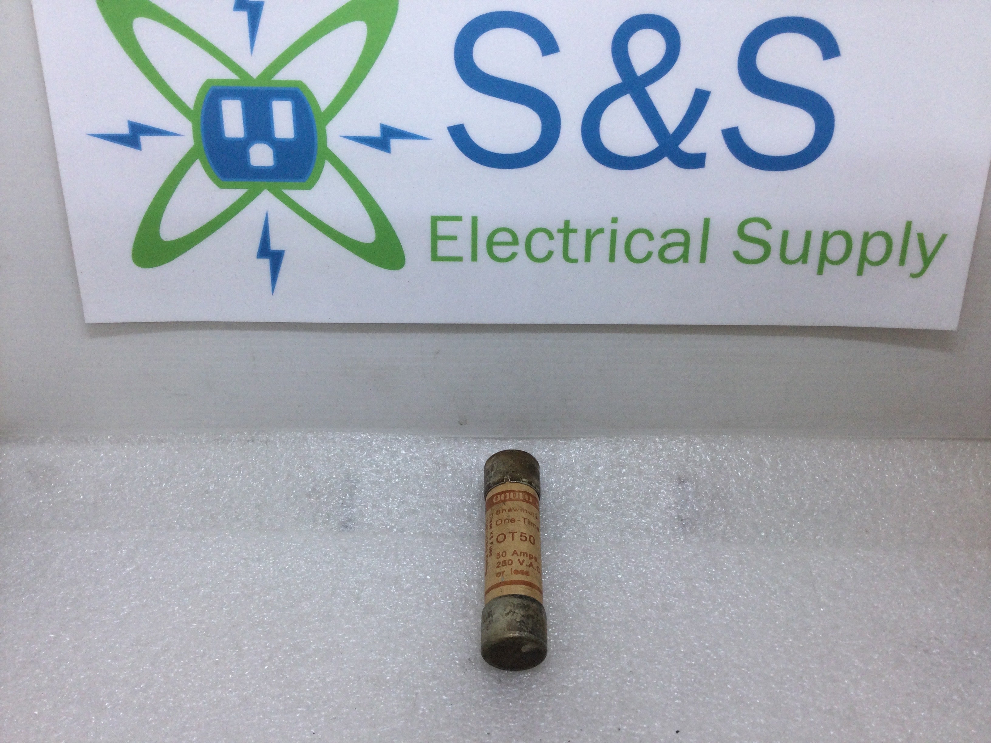 Gould/Shawmut OT50 50 Amp 250V or Less One Time Fuse Class K5