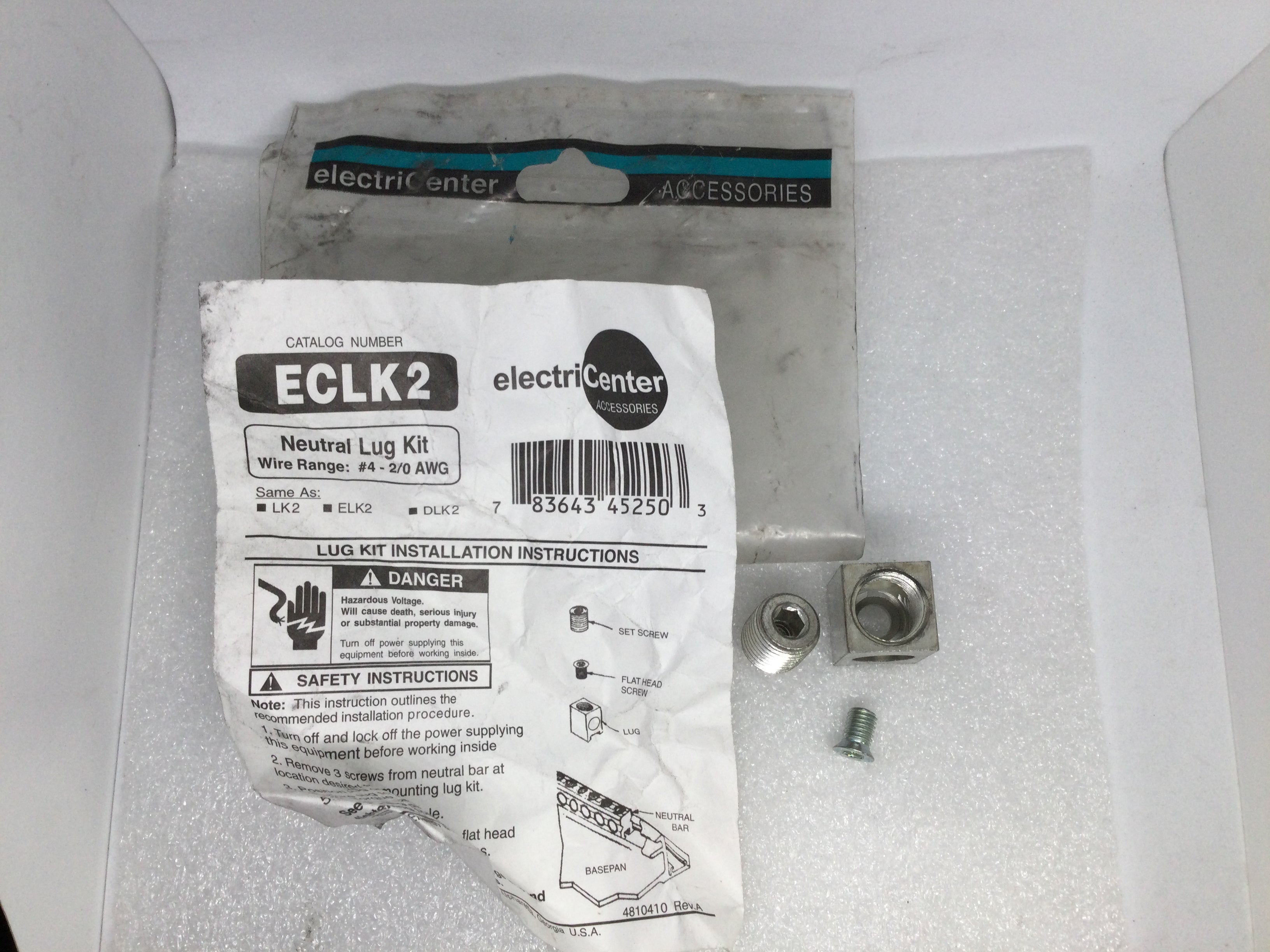 Siemens ECLK2#4-2/0 Neutral Lug Kit