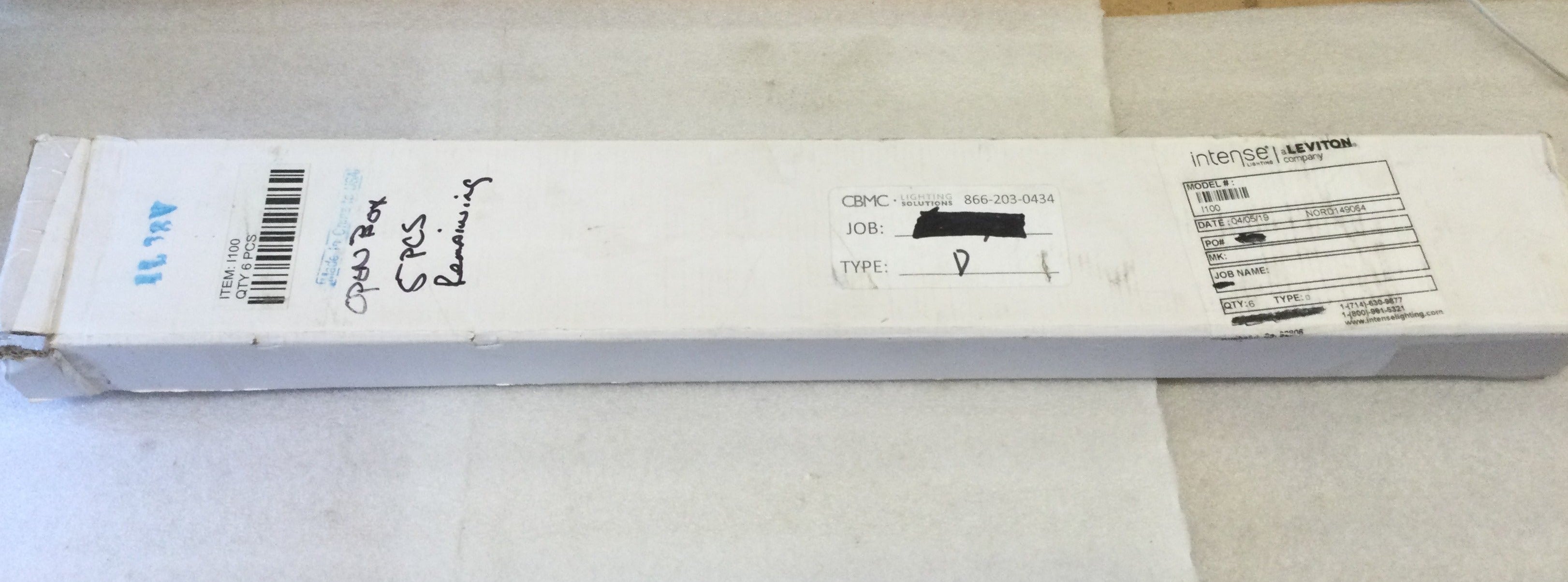 Intense Lighting l100 Type D 25" Grid Ceiling Recessed Light Support S