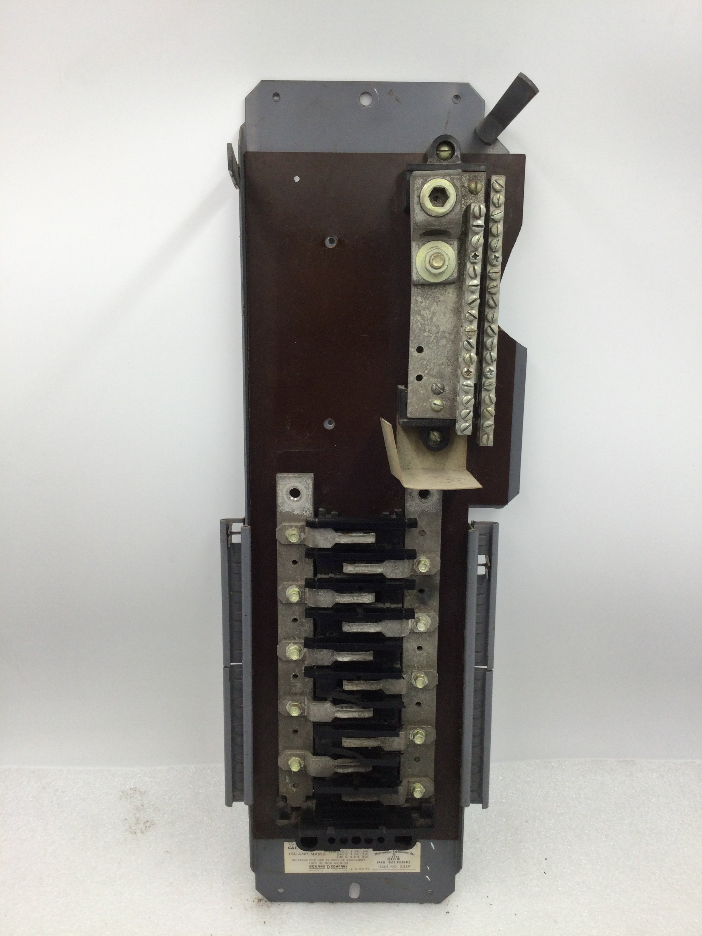 Square D QON-20M-150 Series C2 150 Amp 120/240 VAC 1 Phase 3 Wire 10 S