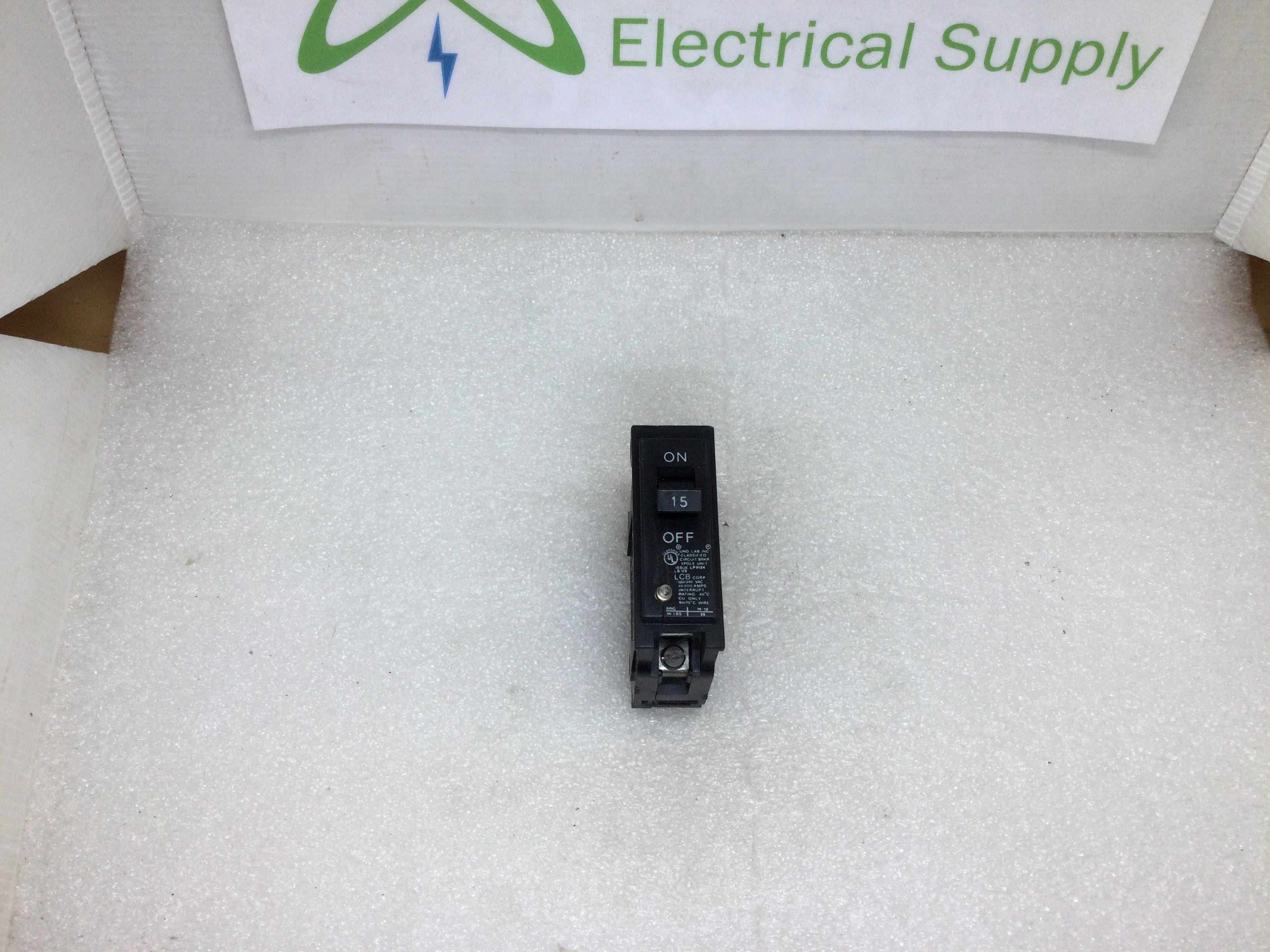 LCB/Trip & Light LB115 15 Amp 1 Pole 120/240V Type CL Circuit Breaker