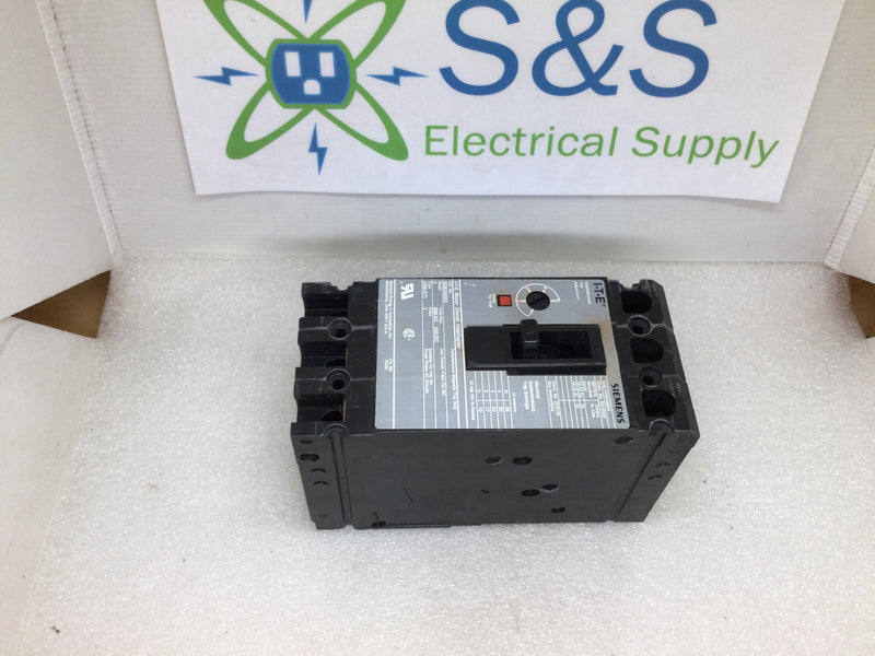 Siemens ED63A003 3 Pole 3A 600VAC Type ED6-ETI Circuit Breaker (Aged S