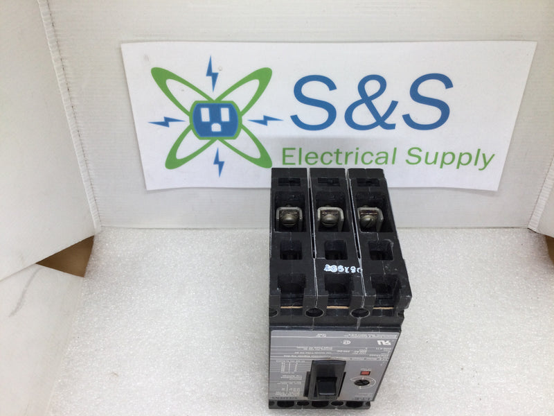Siemens ED63A003 3 Pole 3A 600VAC Type ED6-ETI Circuit Breaker (Aged S