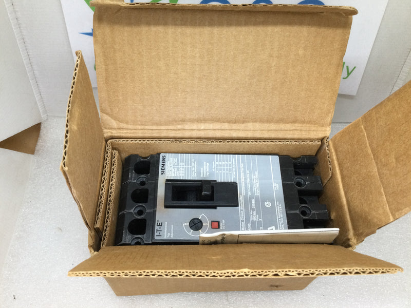 Siemens ED63A003 3 Pole 3A 600VAC Type ED6-ETI Circuit Breaker (Aged S