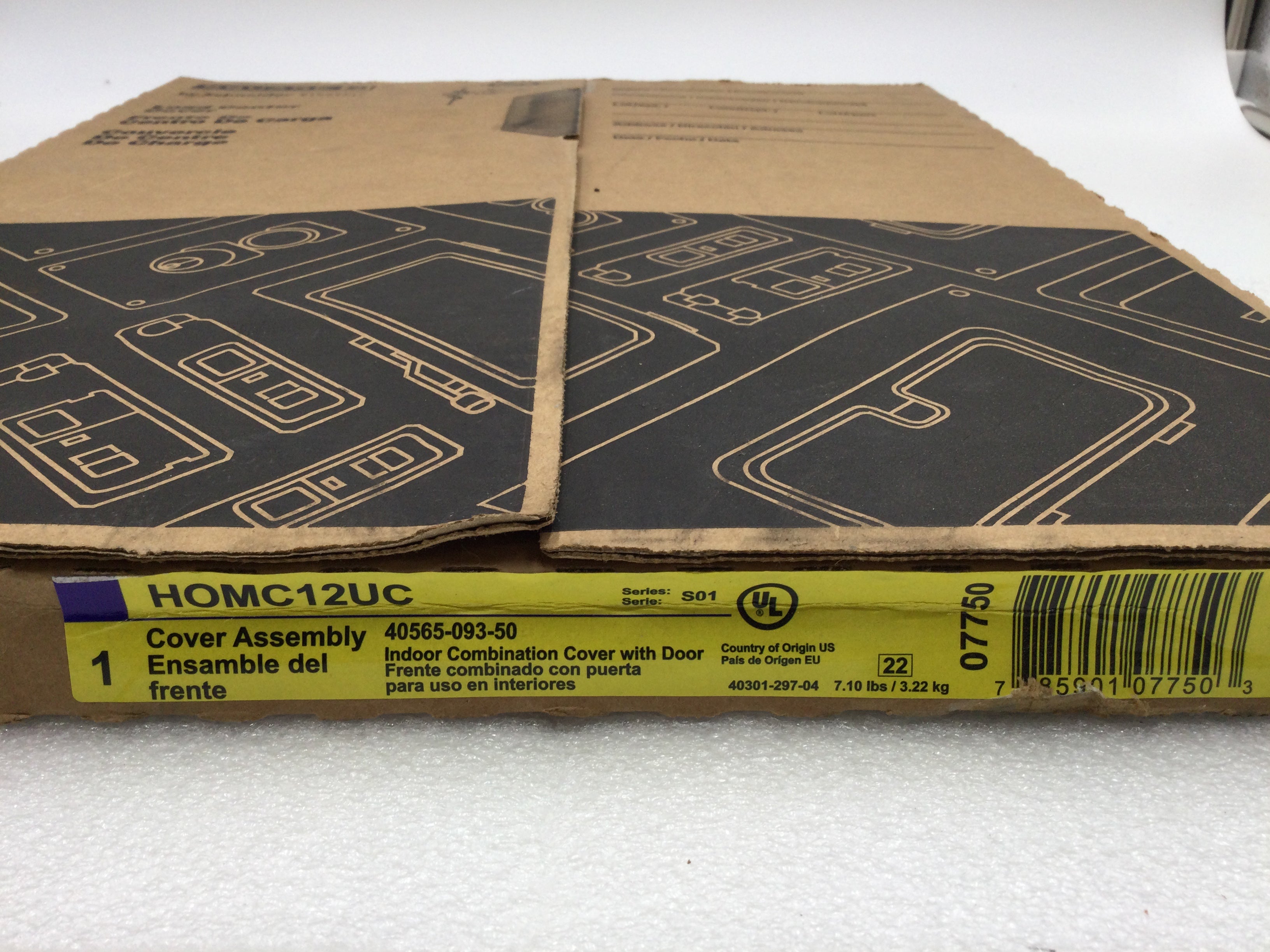 Square D Load Center HOMC12UC 12 Spaces Type 1 Enclosure