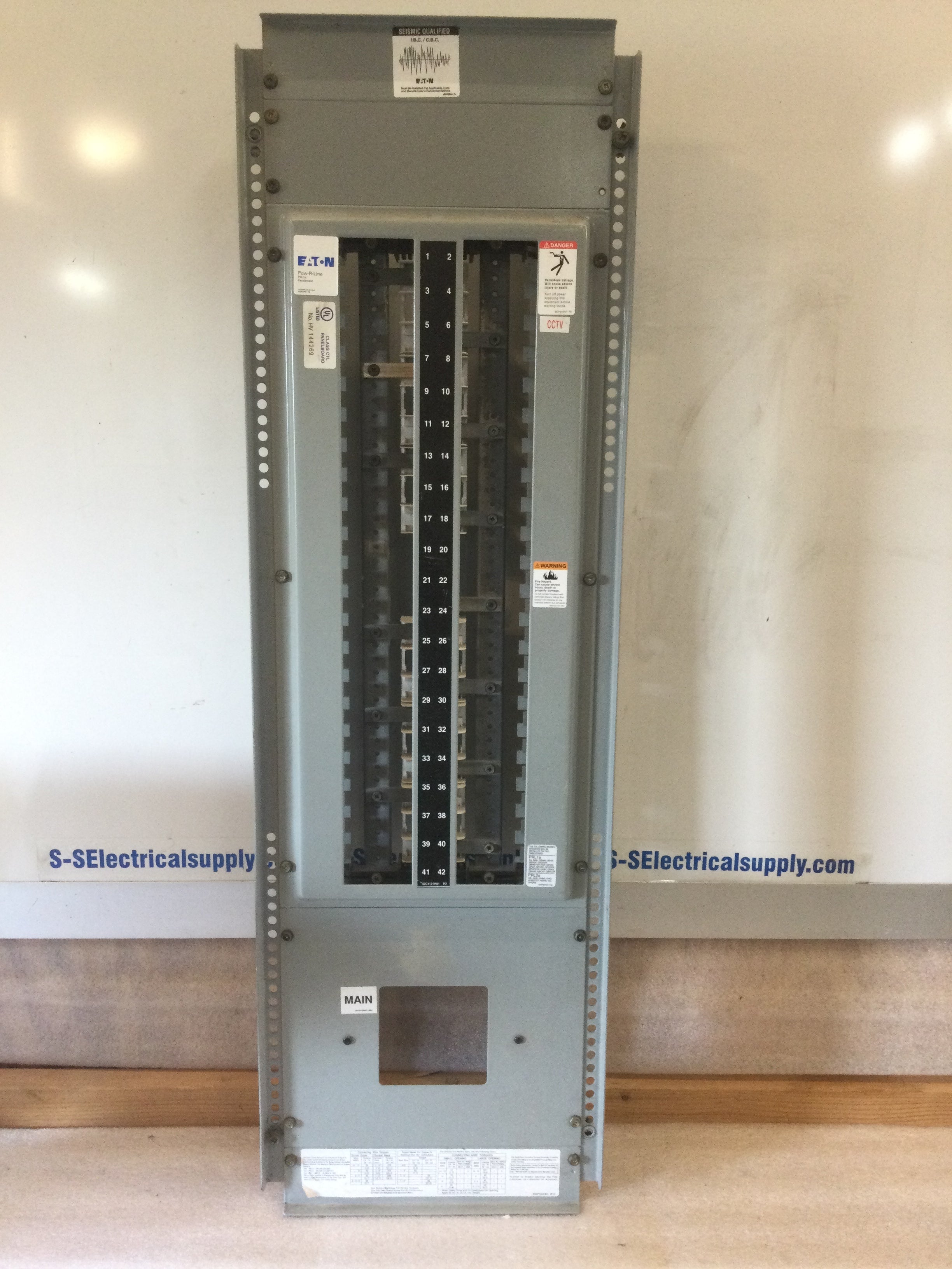 Cutler Hammer PRL1A Pow-R-Line C 225 Amps 208Y/120VAC 42 Circuit Panel