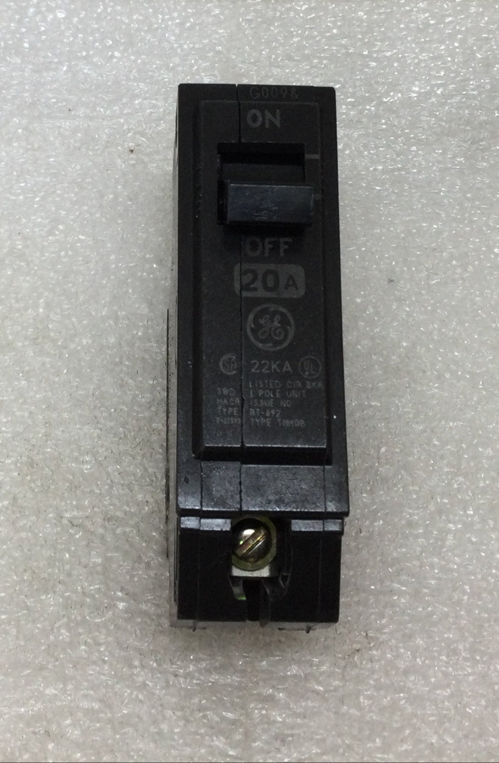 GE General Electric THHQB1120 20 Amp 1 Pole 120v 20 Amp THQB 22ka 240v