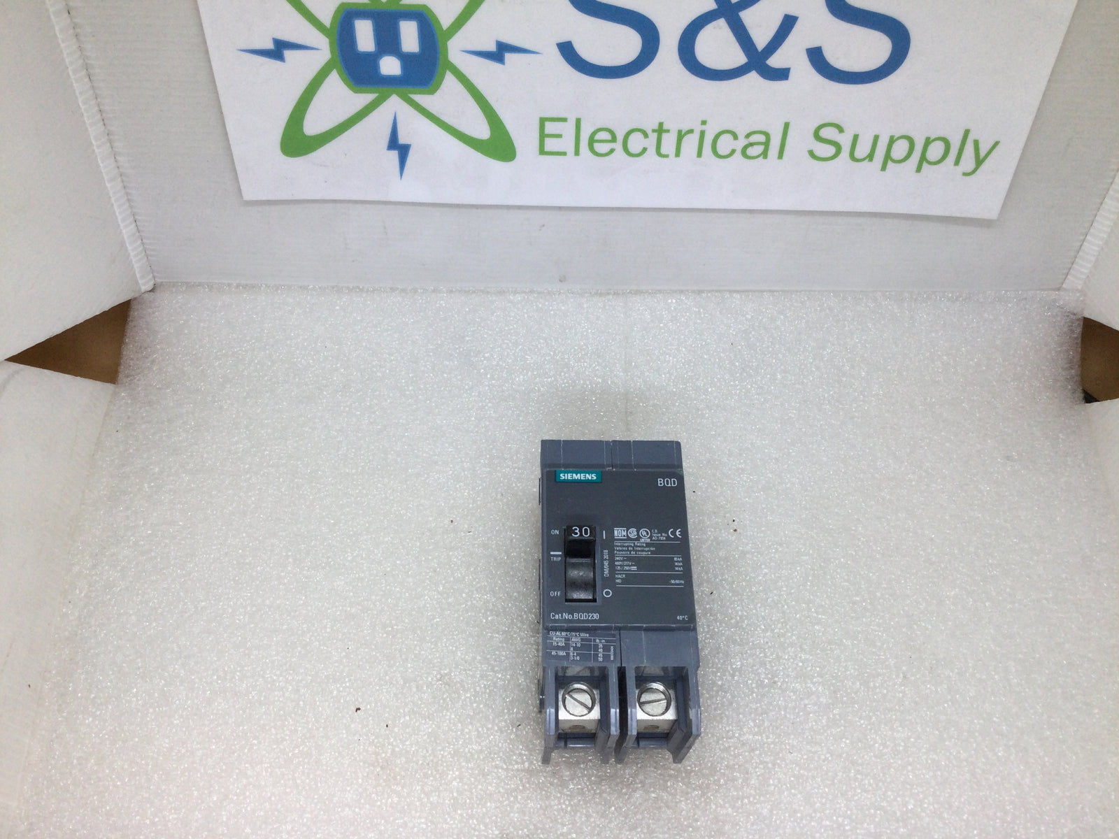 Siemens BQD230 30 Amp 2 Pole 480Y/277V Bolt On Circuit Breaker
