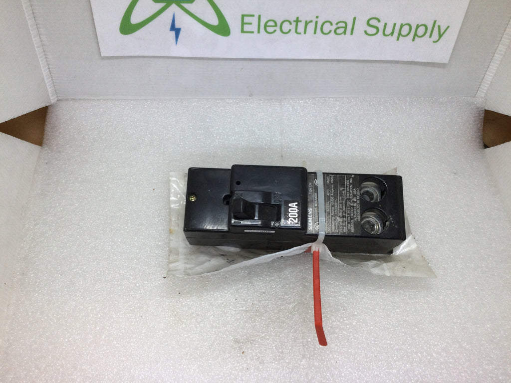 Siemens QN2200 200 Amp 240v 2 Pole Circuit Breaker