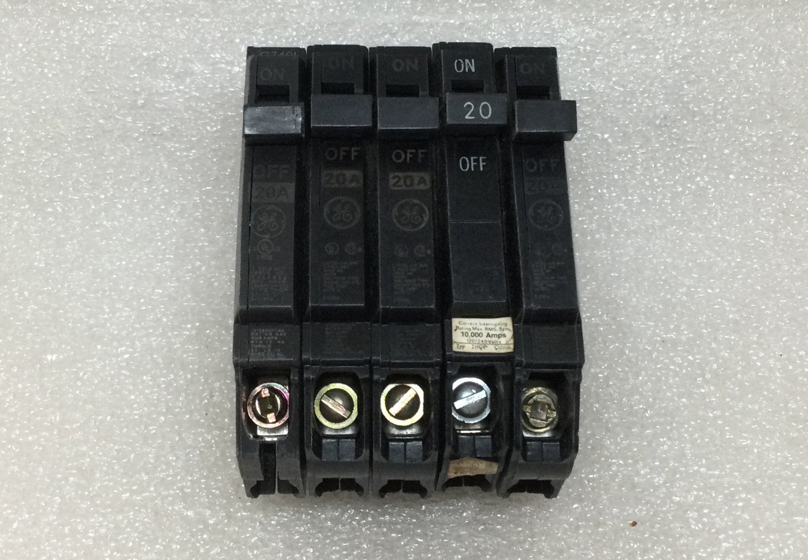 GE General Electric TQP/THQP120 20 Amp 120v 1 Pole Slim Type TQP Circu