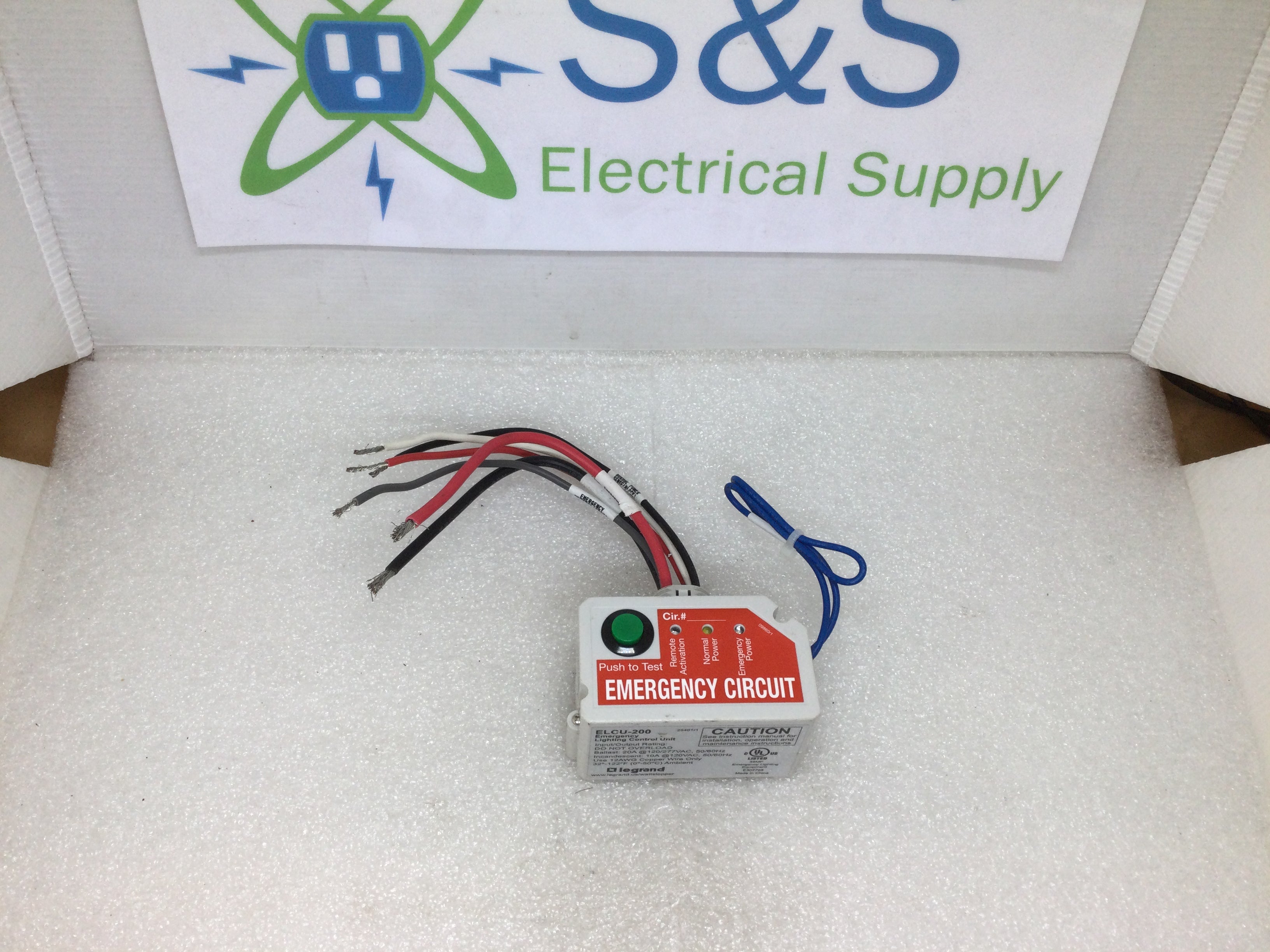 Legrand/Wattstopper ELCU-200 Emergency Lighting Control Unit Ballast: