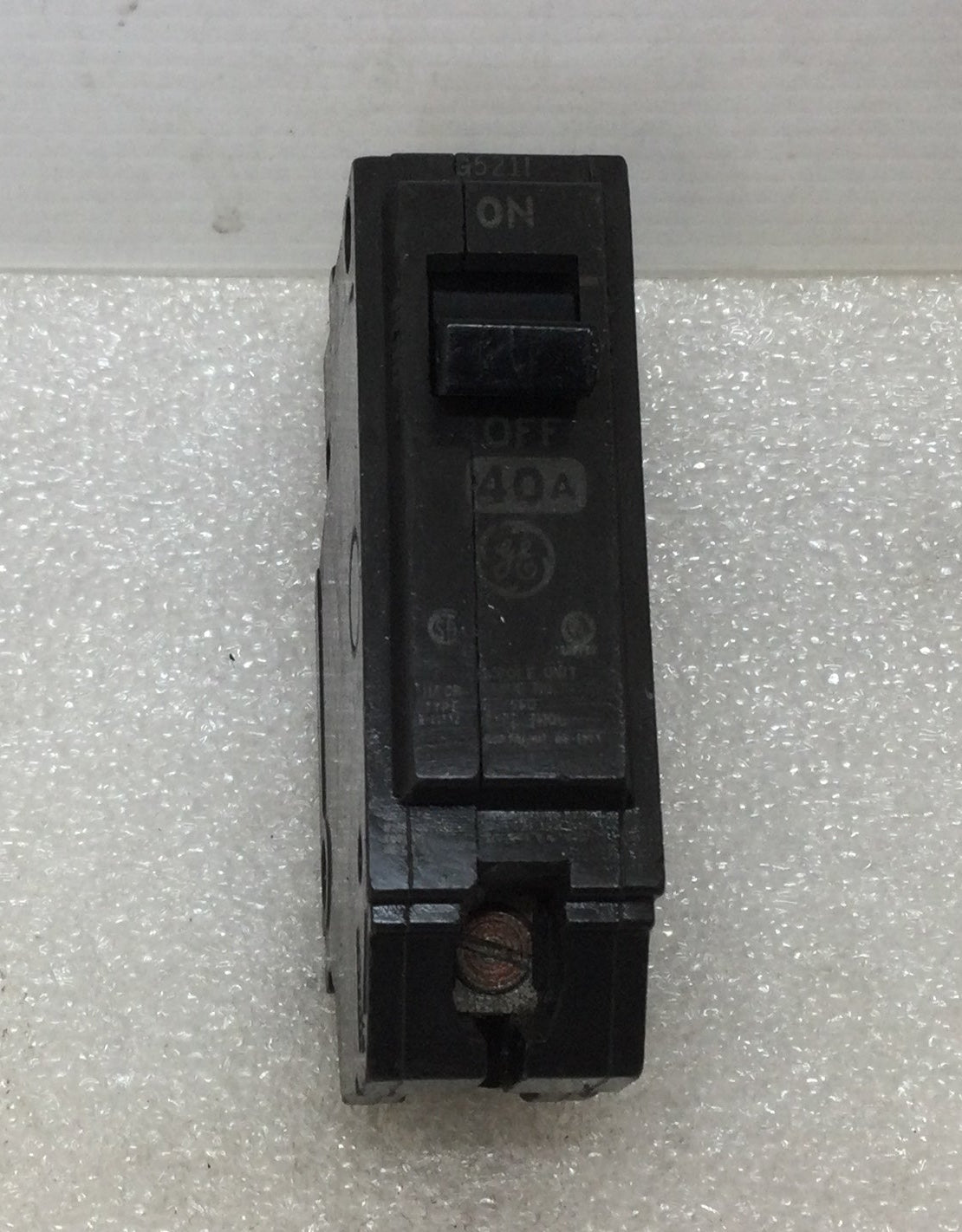 GE General Electric THQL1140 Type THQL 1 Pole 40 Amp 240v Circuit Brea