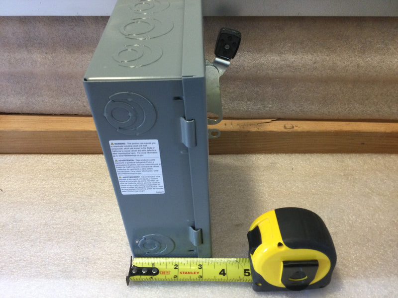 Square D D221N 30 Amp 2 Pole 120/240V Series E3 Fusible Safety Switch