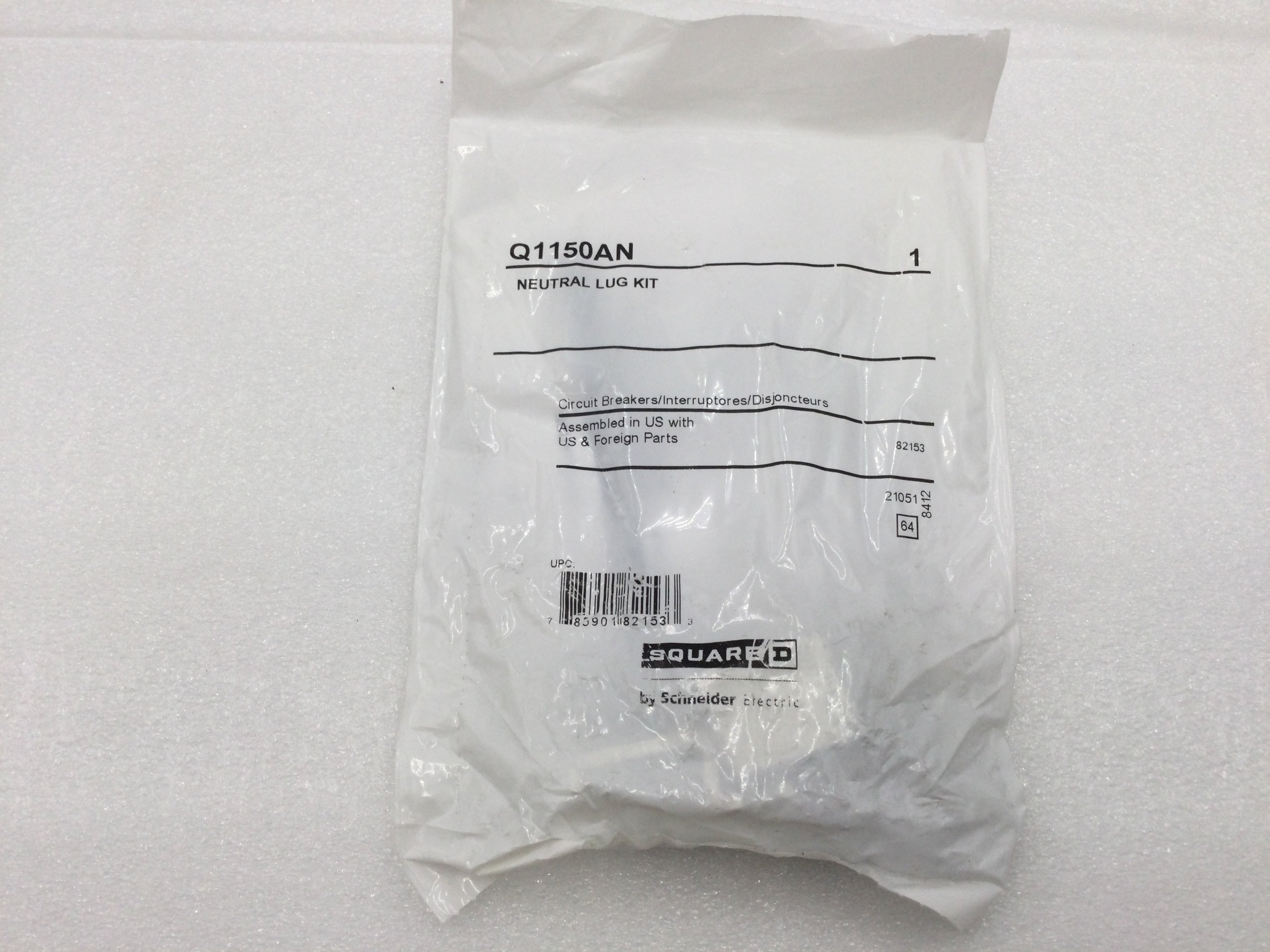 Square D Q1150AN Neutral Lug Kit