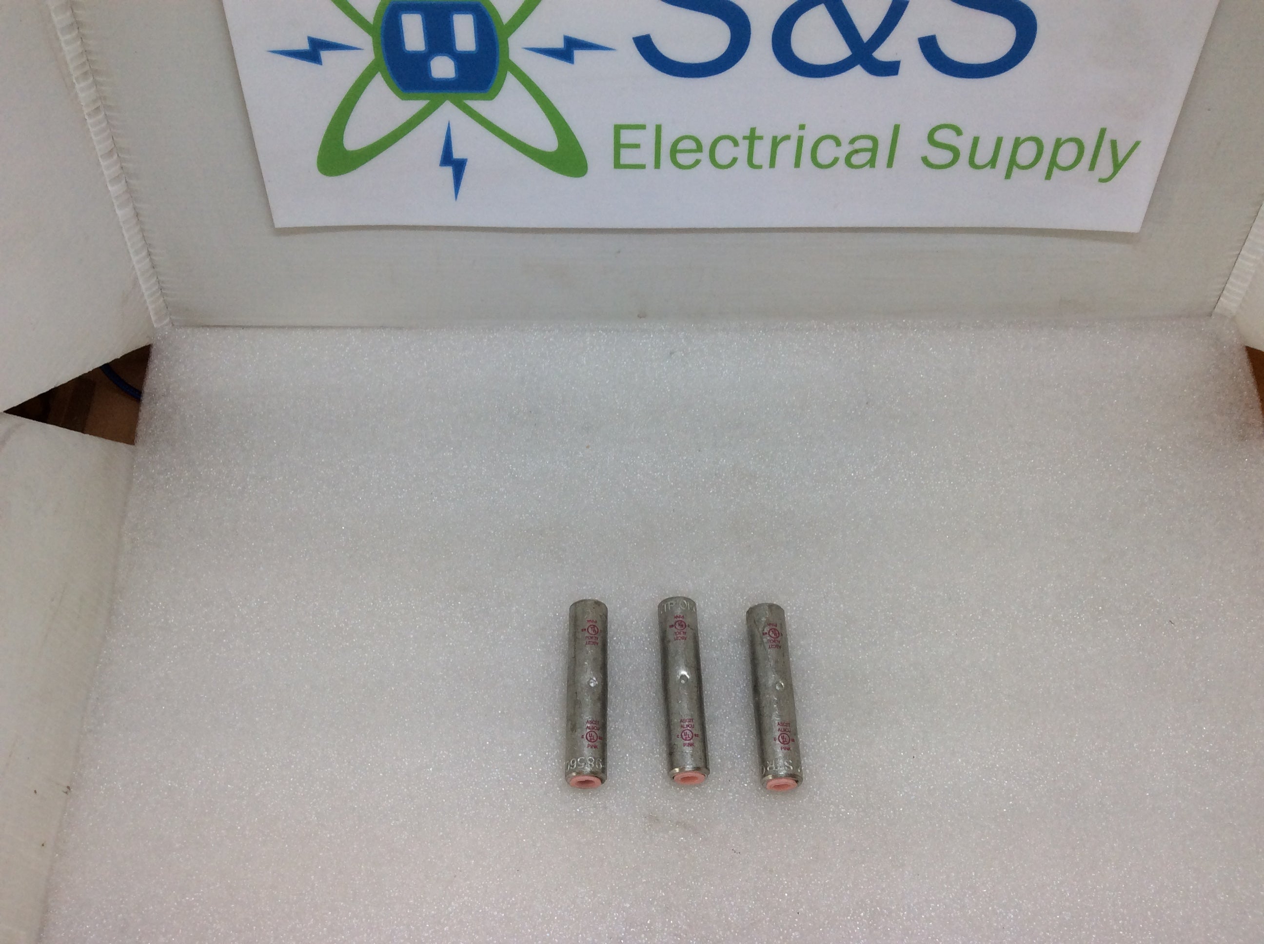 NSI ASC2T Aluminum Compression Splice #2 AWG Crimp Connector (New 3 Pa