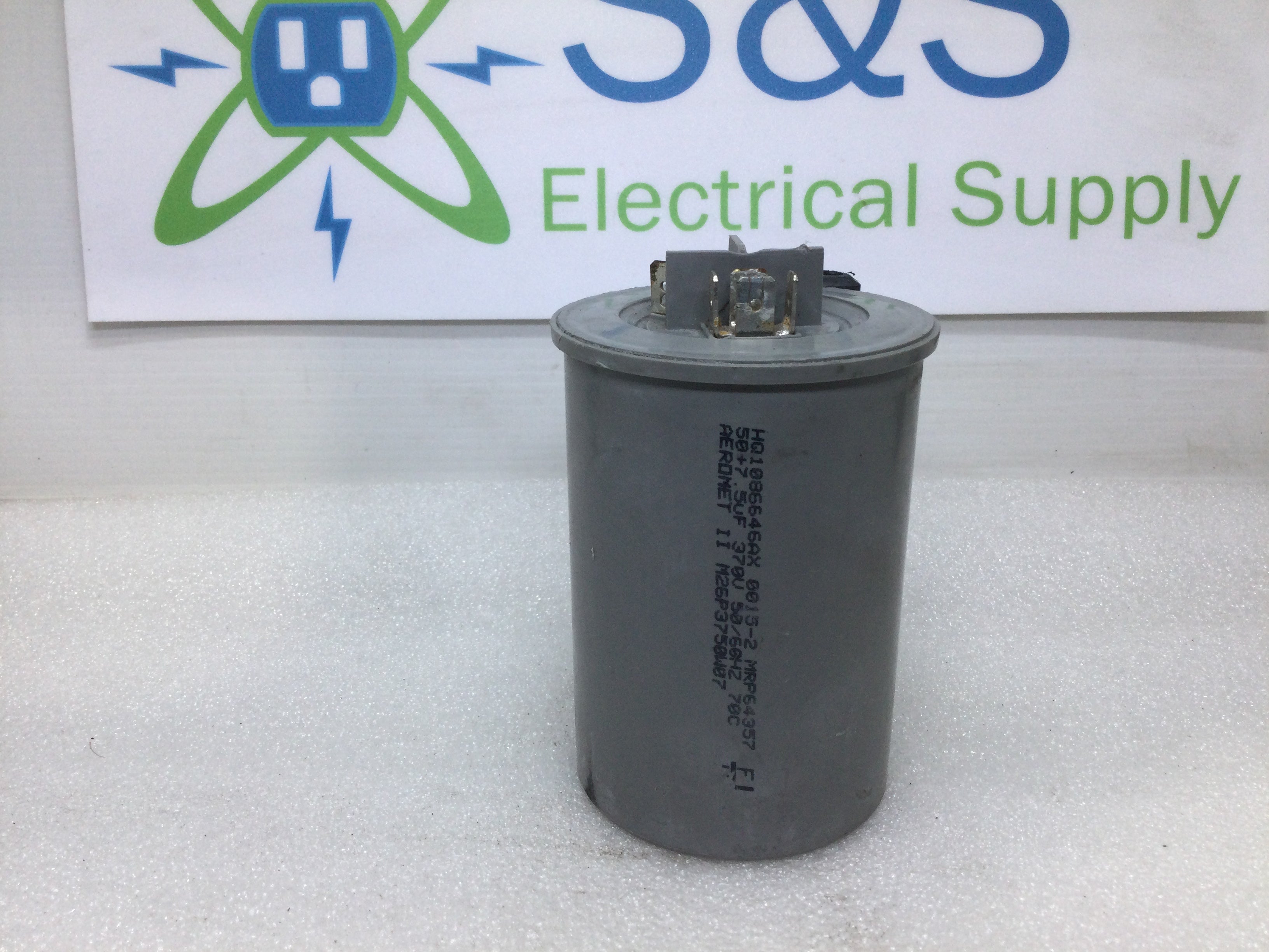 Aeromet Capacitor 50+7 5uf 370Vac 50/60hz 70C