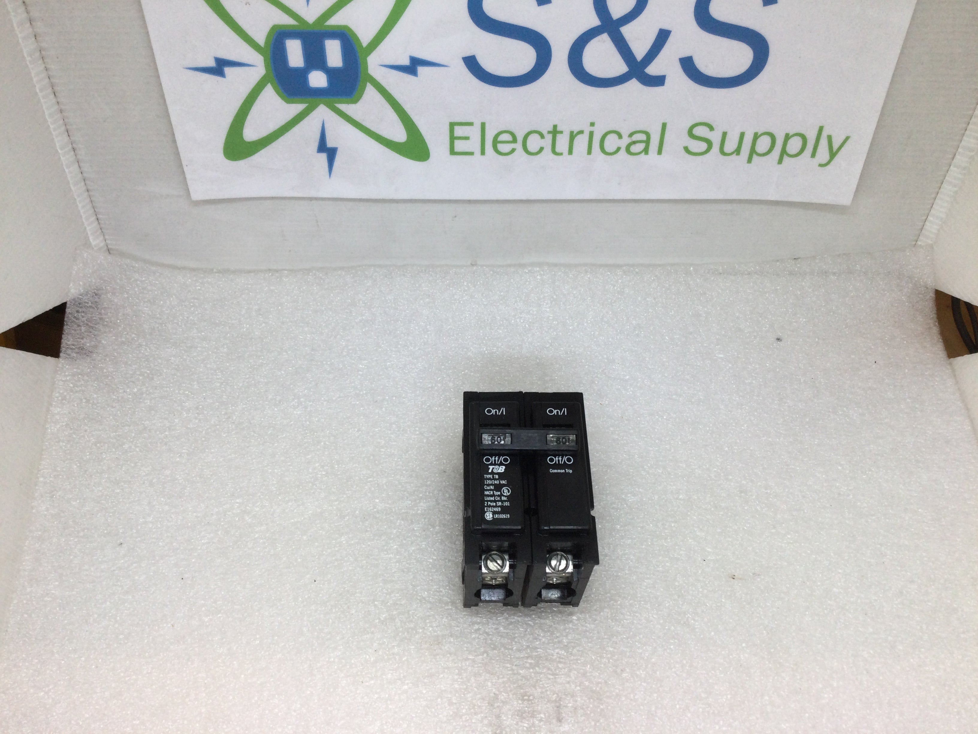 Thomas & Betts TB260 60 Amp 2 Pole 120/240VAC Type TB Circuit Breaker