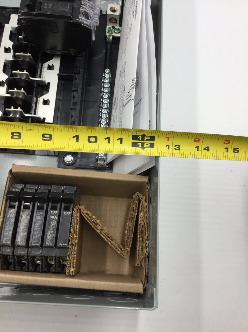 GE TM1212RCUBK1 125 Amp 12/24 Space 120/240v Load Center Outdoor Value