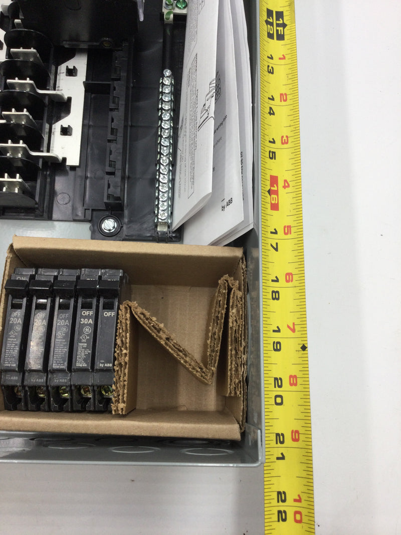 GE TM1212RCUBK1 125 Amp 12/24 Space 120/240v Load Center Outdoor Value