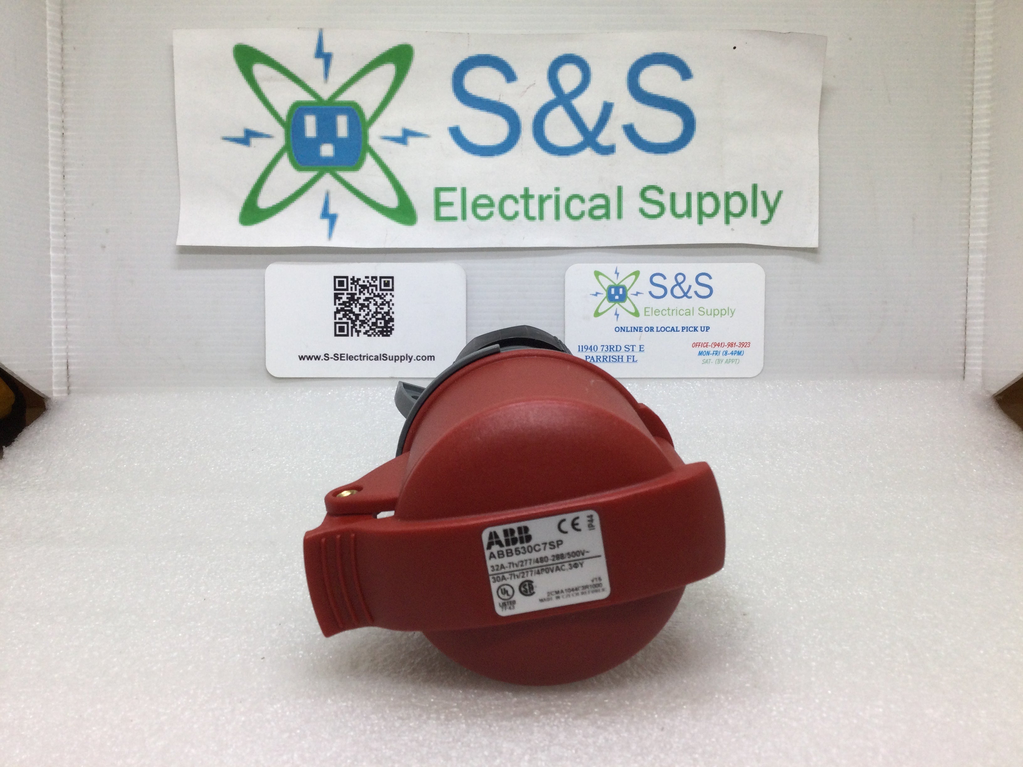 ABB ABB530C7SP Connector 32/30A 7h/277/480v Pin & Sleeve Receptacle