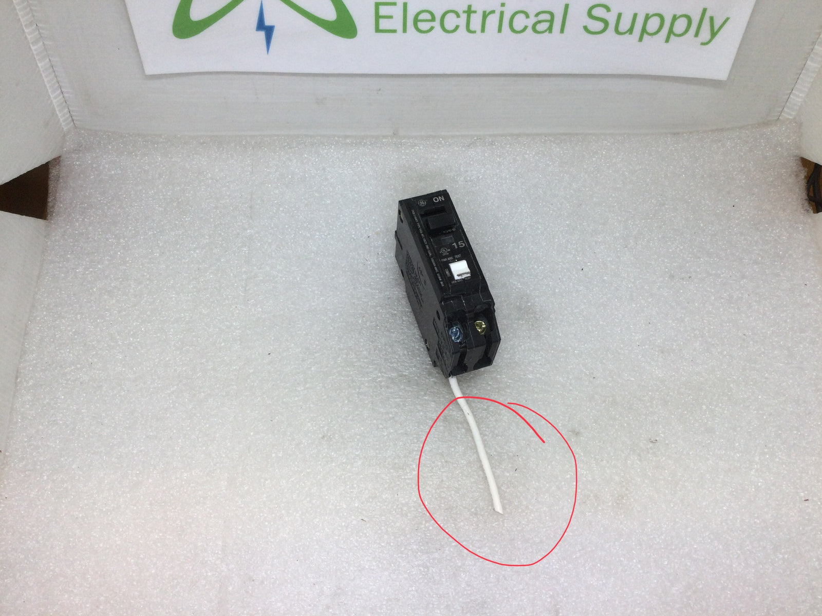 GE THQL1115AF2 Combination AFCI Protected 15 Amp 1 Pole Mod 3 Circuit